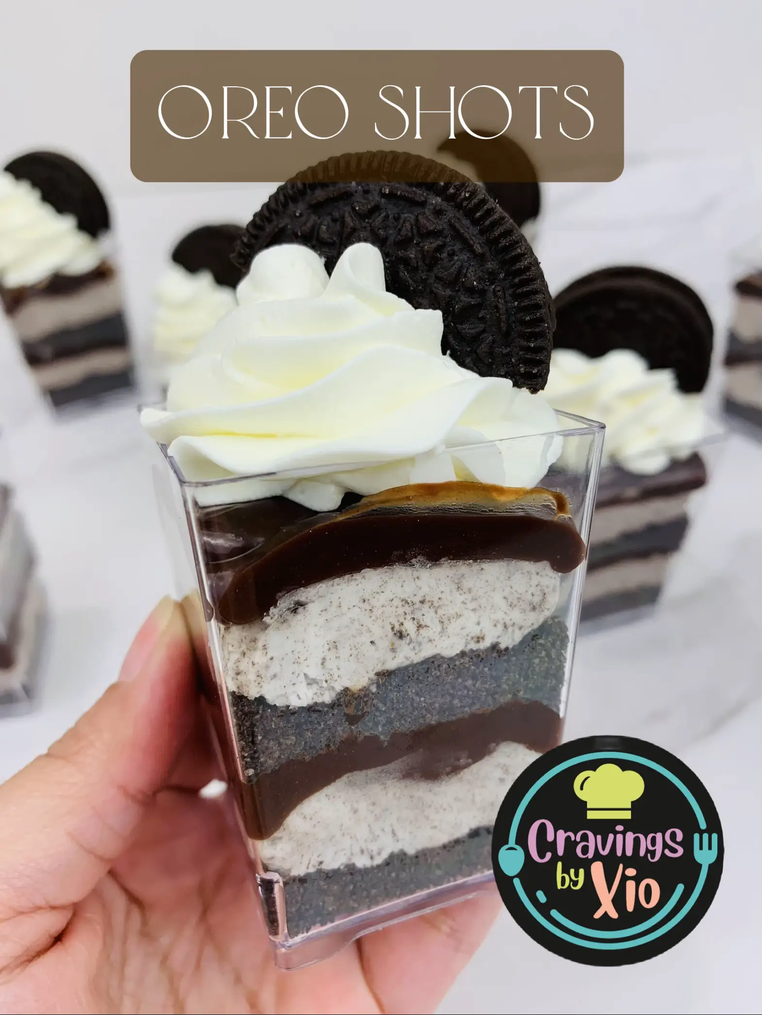 Super EASY and QUICK / NO BAKE OREO Shots | Video published by Cravings ...