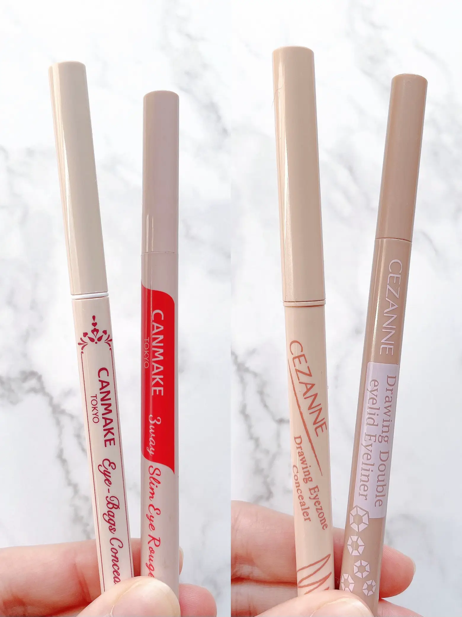 コスパ抜群！涙袋コスメ【キャンメイクVSセザンヌ】比較してみた！ | ゆーりんcosmeが投稿したフォトブック | Lemon8