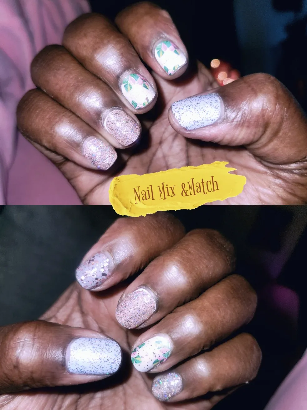 Nail Mix &Match🌸🍋🥰 | Gallery posted by Ms_LaLa757 | Lemon8
