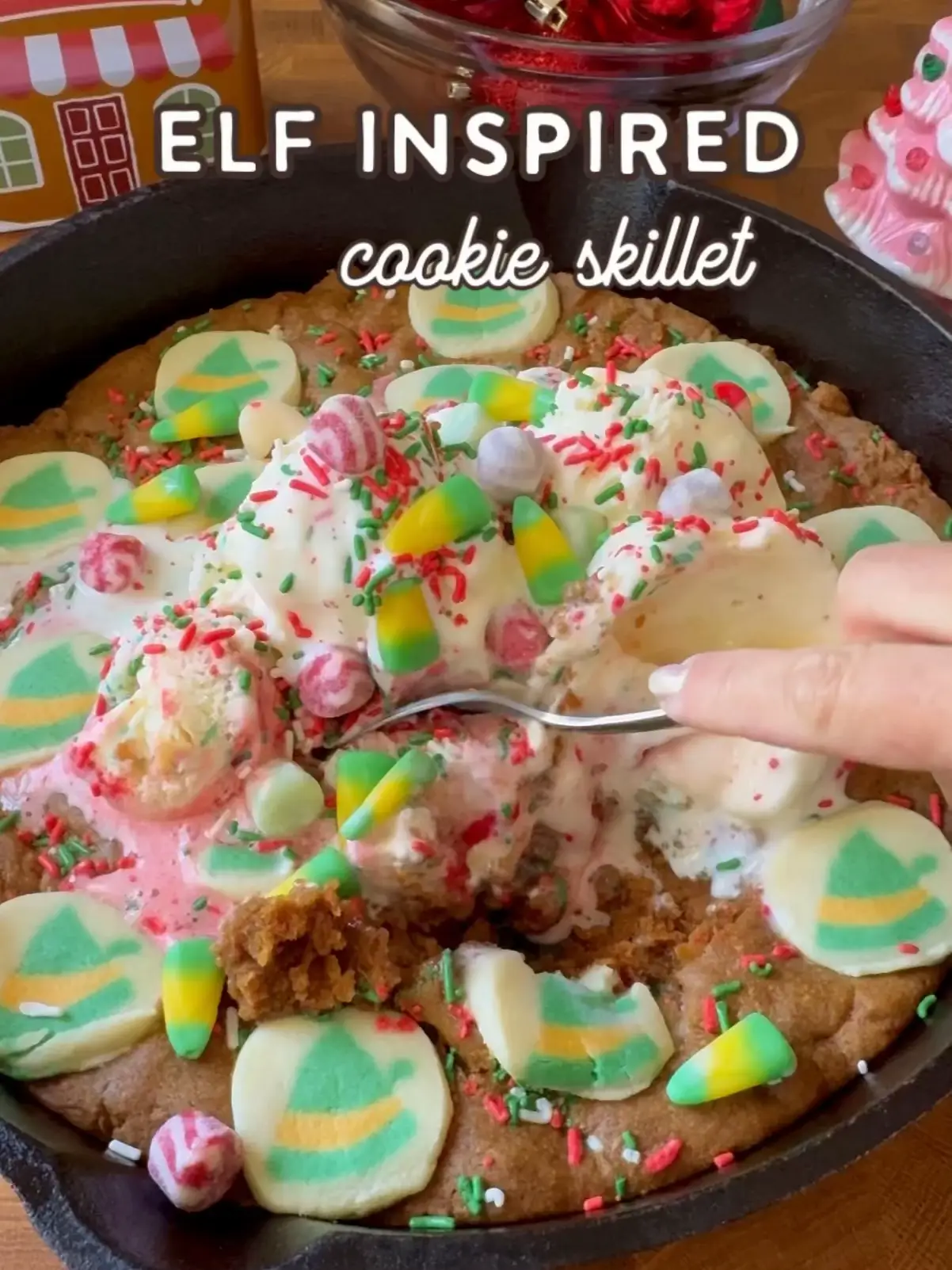 Elf Cookie Skillet! | Video published by Taryn Camp | Lemon8