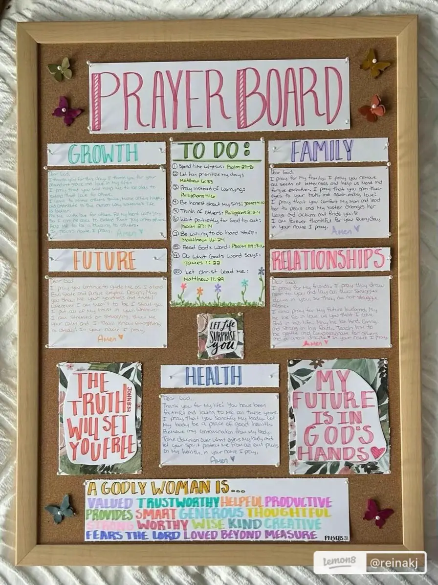Prayer board ideas 🫶🏽 | Gallery posted by daicy🩷 | Lemon8
