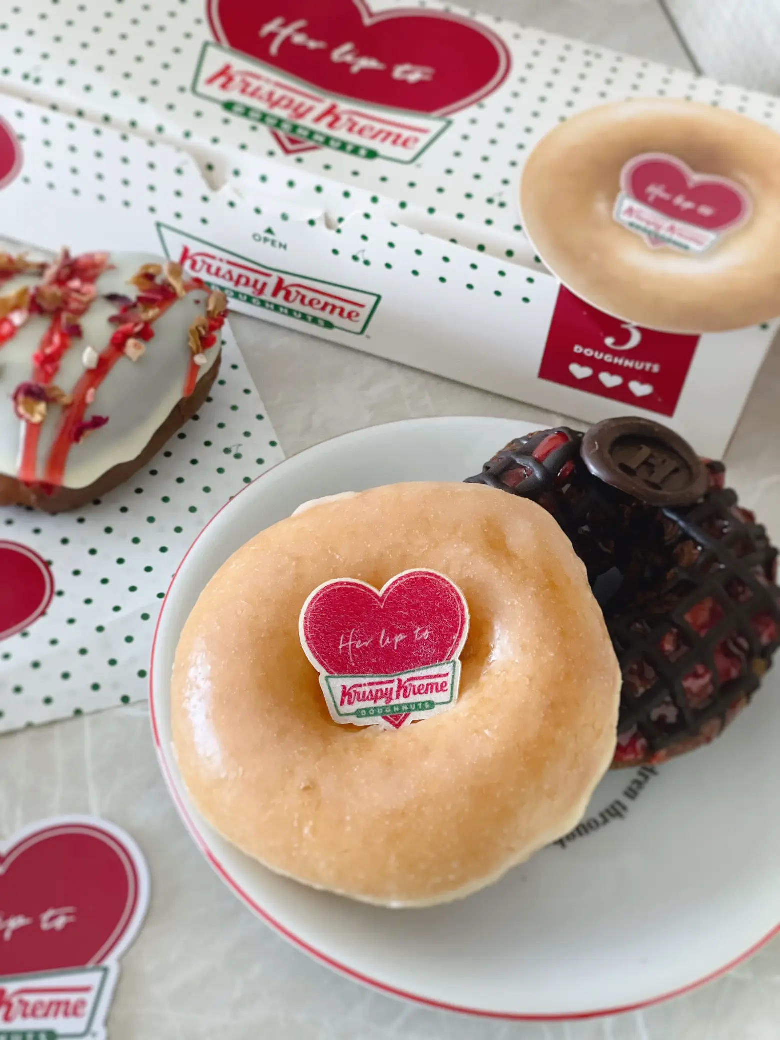 【渋谷】Her lip to × クリスピードーナツの期間限定バレンタインドーナツ🍩 | ゆいかふぇ／大人カフェ🐰🌸が投稿したフォトブック ...