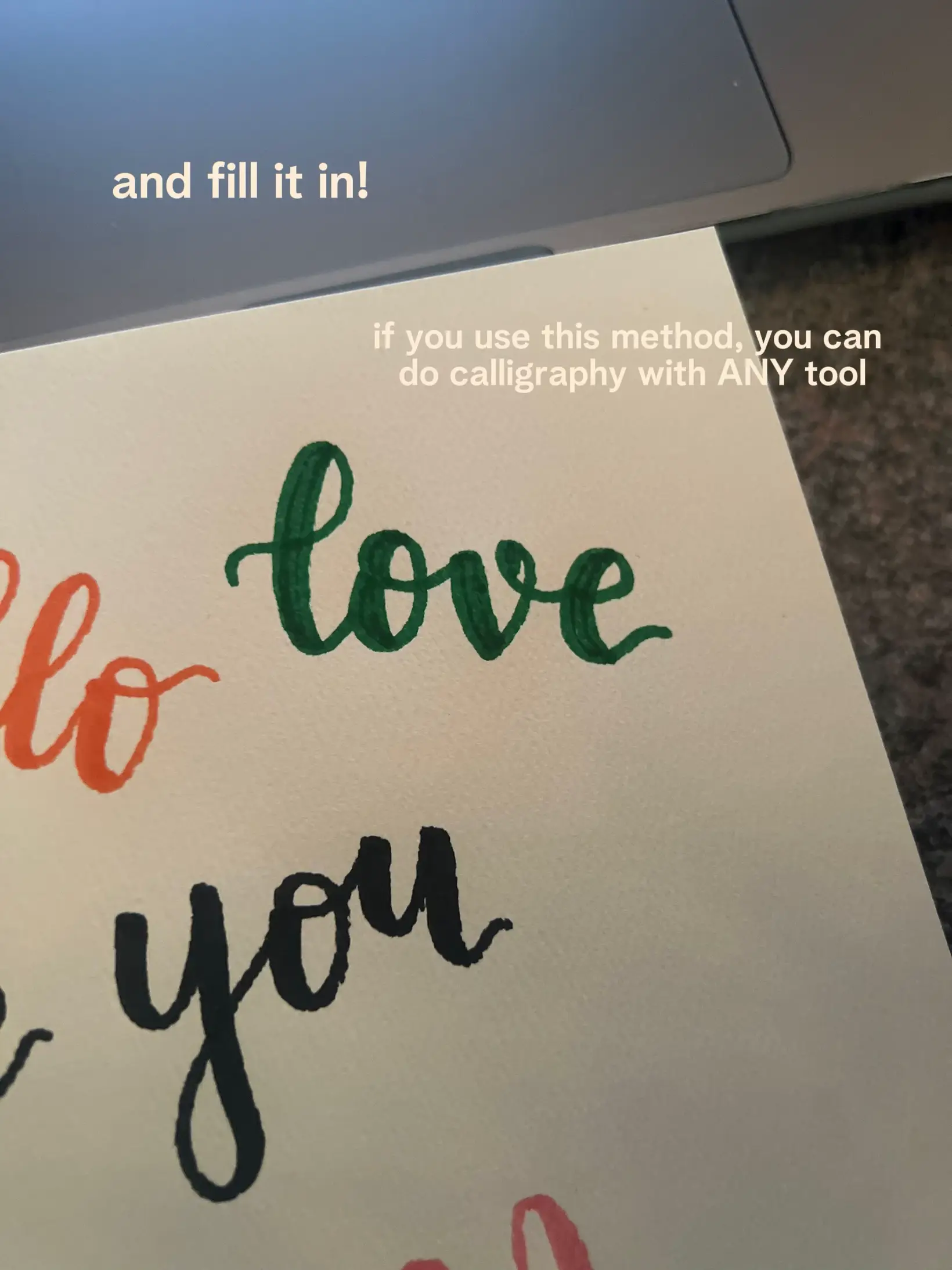 how to: calligraphy w/ markers | Gallery posted by kathryn | Lemon8