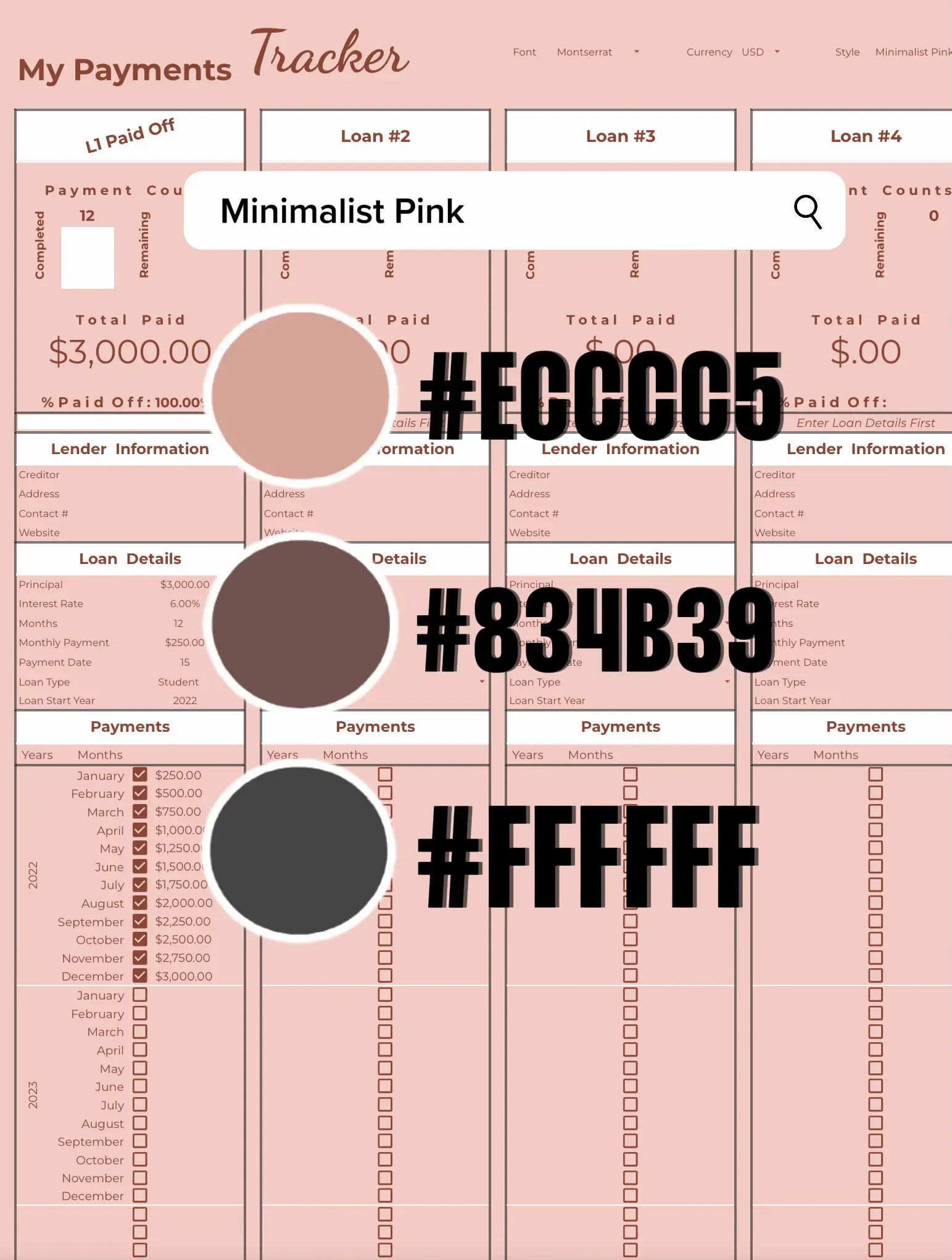 3 Color Palettes for your Next Google Sheets | Gallery posted by ...
