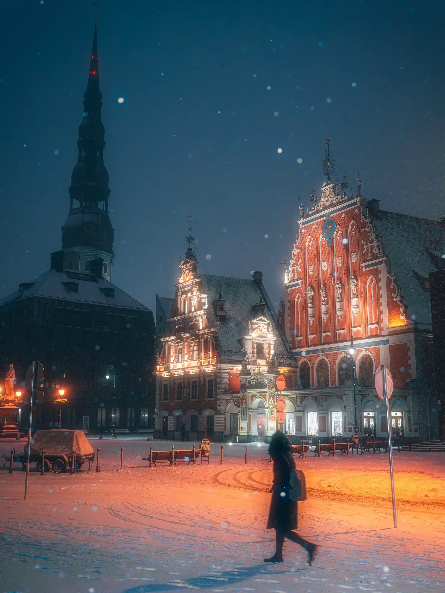 Latvia 】 The snowy old town of Riga is too fairy tale world | Gallery ...