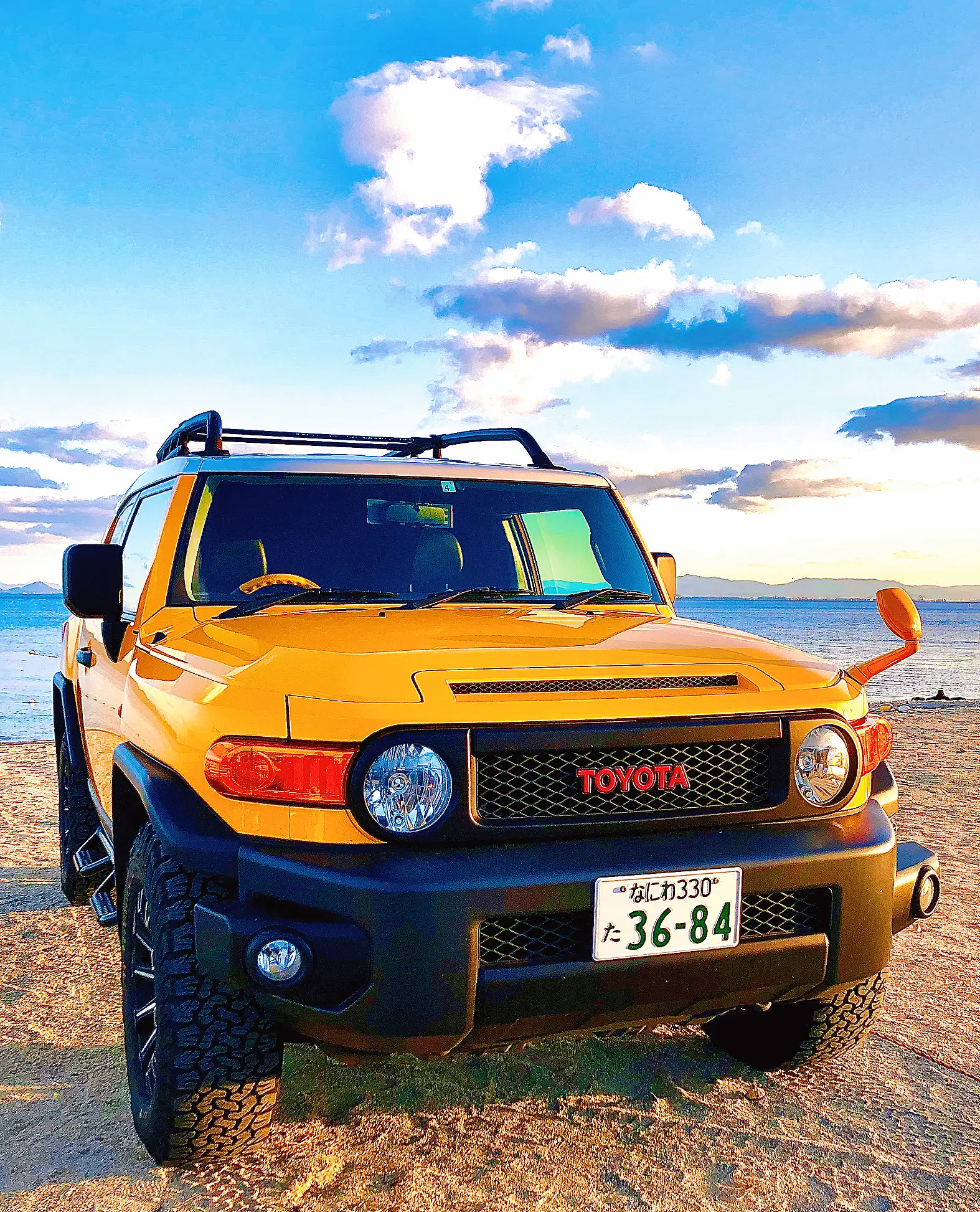 56.『相棒とFJ琵琶湖ドライブじゃい‼️』 | CAMPマンが投稿したフォトブック | Lemon8