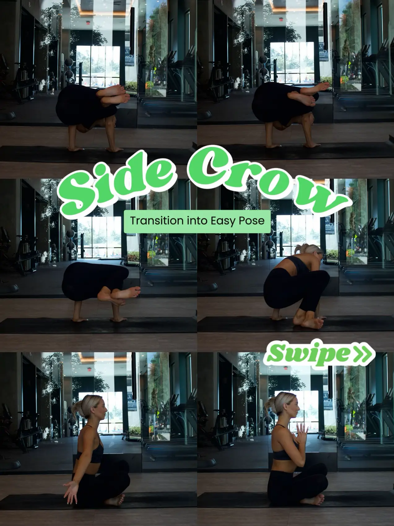 Creative Transition: Side Crow Into Easy Pose 🤌 | Gallery posted by Lee ...