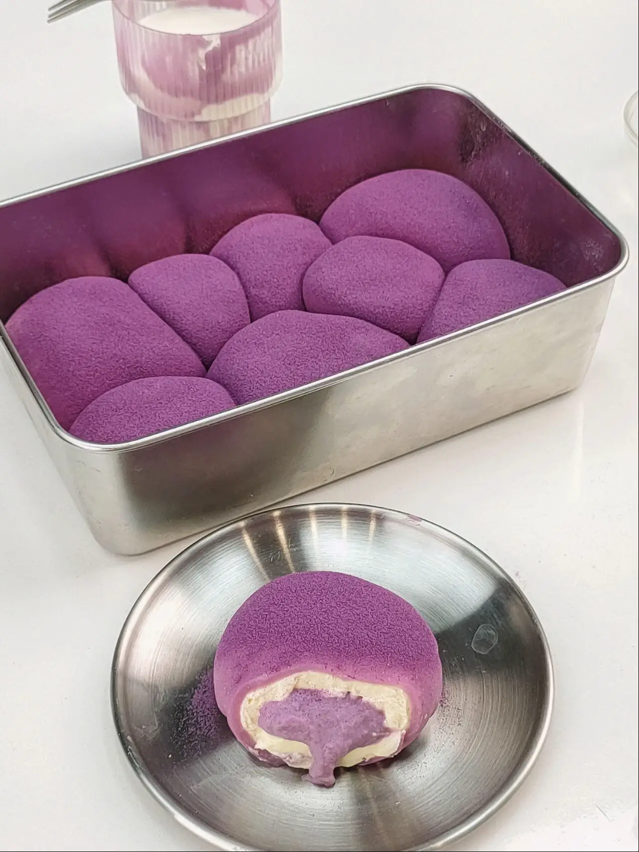 Purple Popping Taro Pudding Sticky Rice Cake ️ ️ | Gallery posted by ...