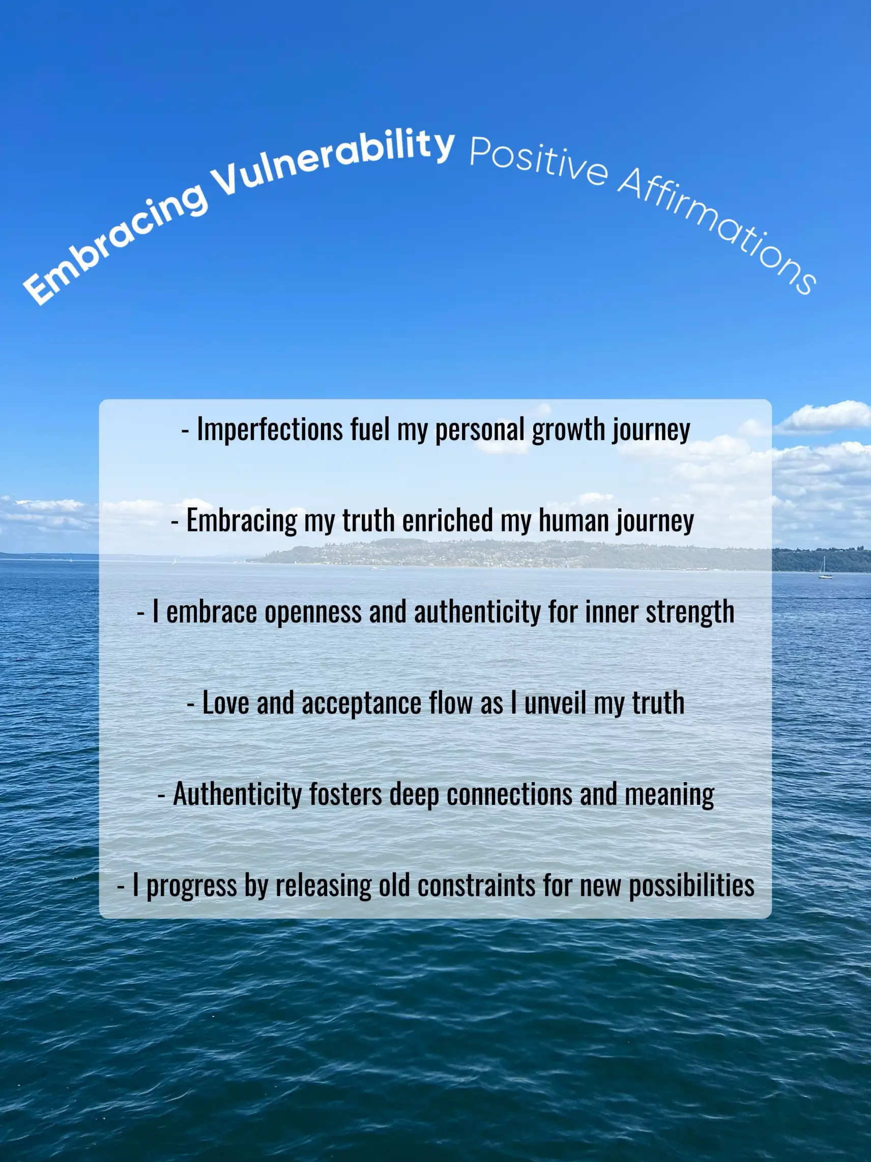 Affirmations for Embracing Vulnerability 🤍 | Gallery posted by Michelle ...