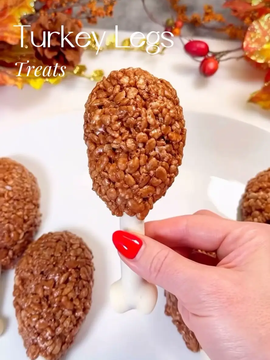 Turkey Leg Rice Crispy Treats 🍗 😋 | Video published by 🌸 | Lemon8