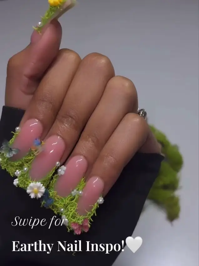 Earthy Nail Inspo!🤍 | Gallery posted by crystall . | Lemon8