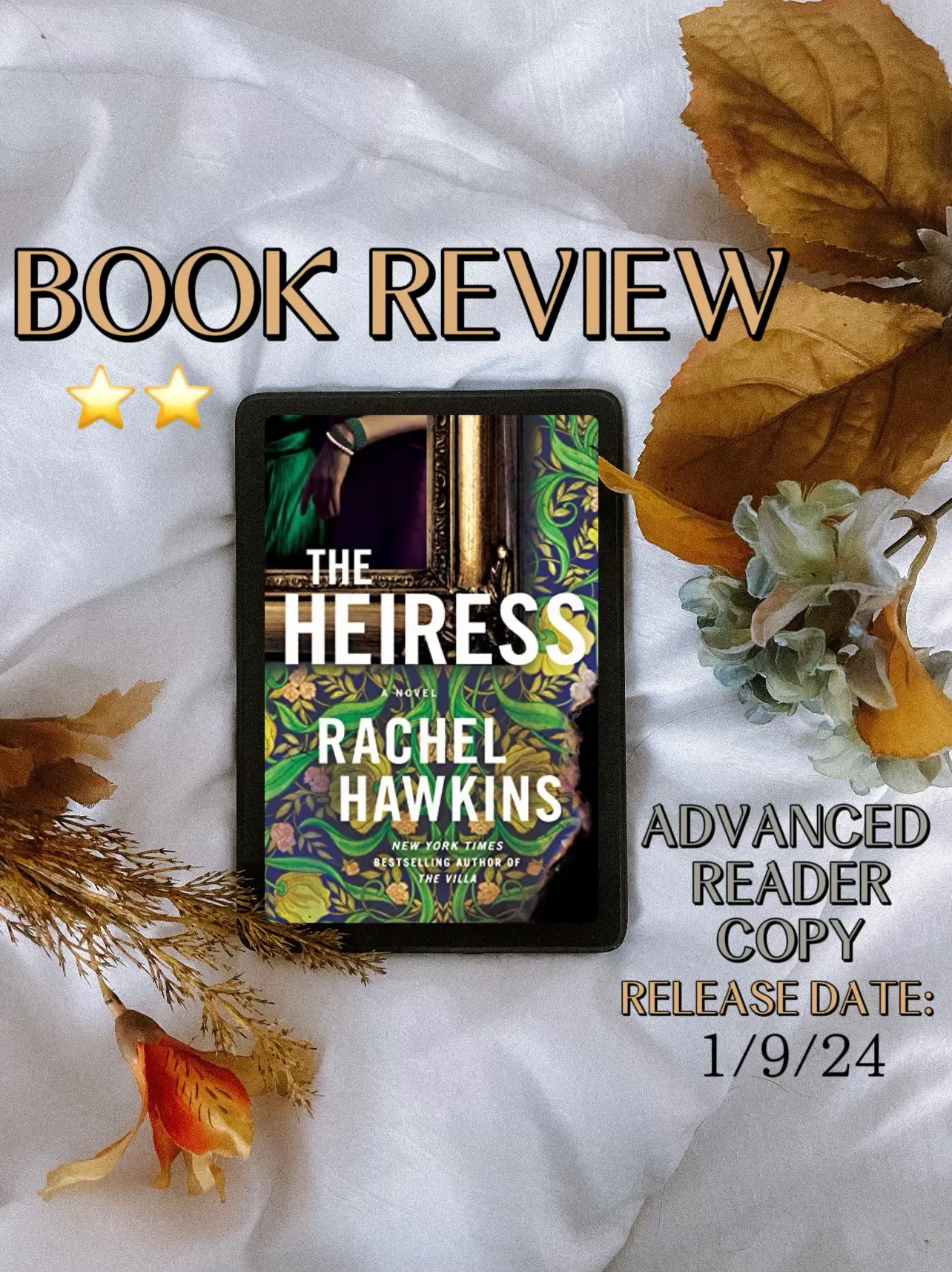 Advanced Readers Copy 🥀 The Heiress Book Review | Gallery posted by ...