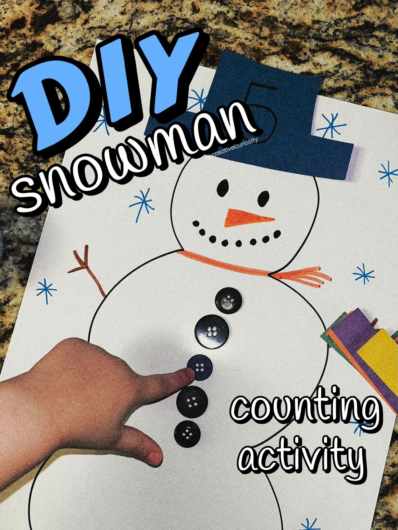 DIY Counting Snowman Activity | Gallery posted by Courtney | Lemon8