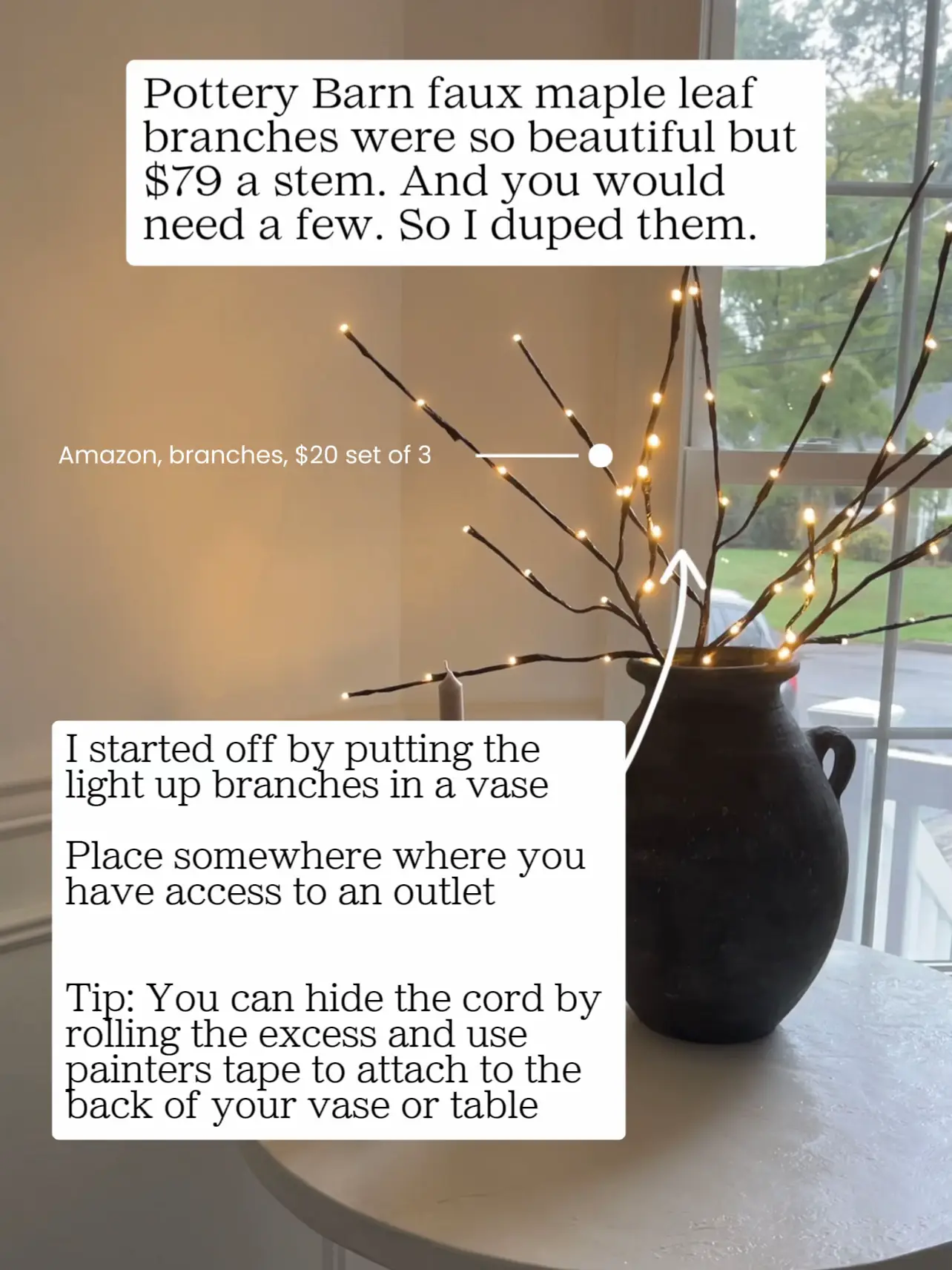 Pottery Barn Branch Hack | Galeri disiarkan oleh HouseOfDutton | Lemon8