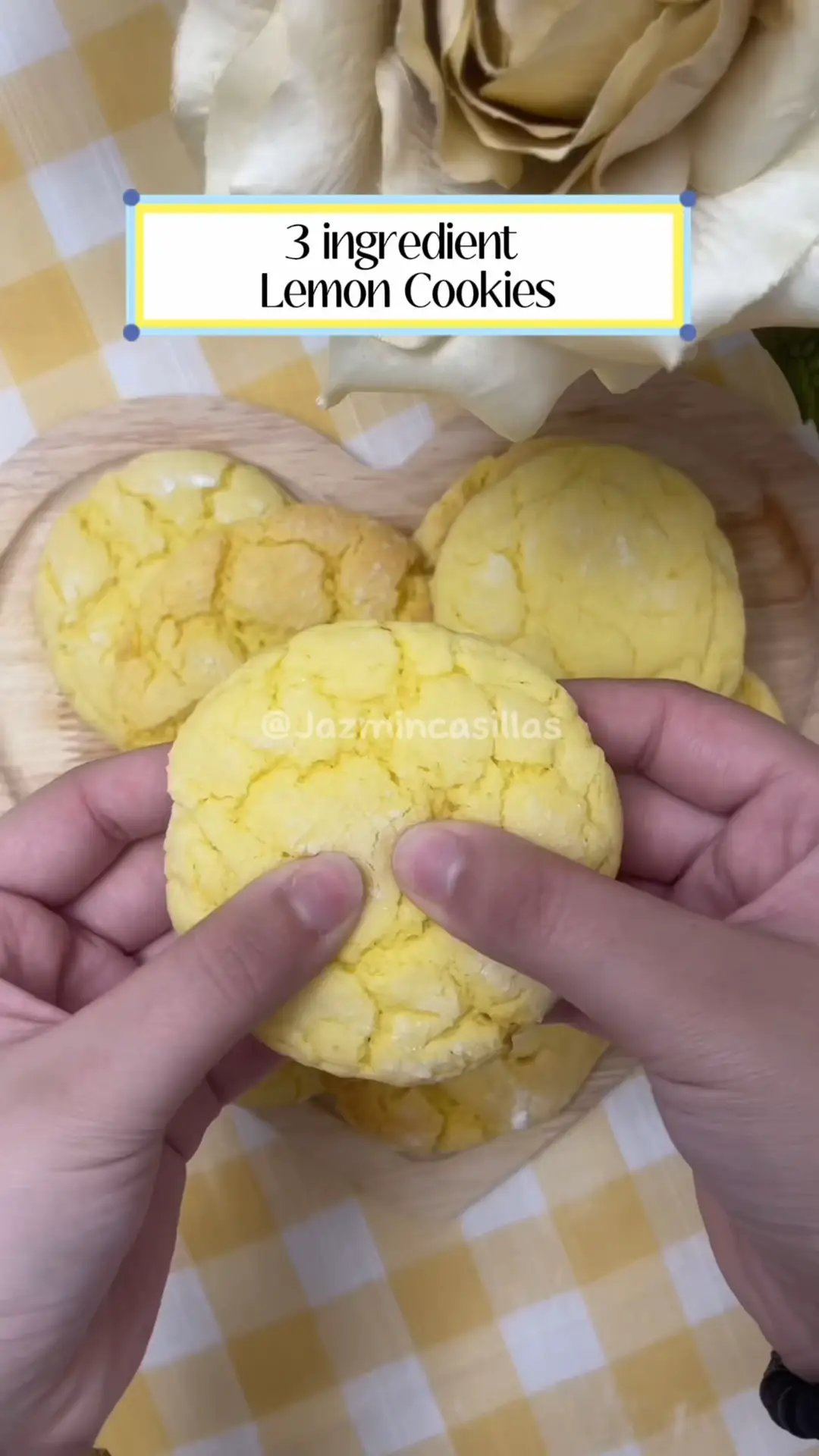 3 Ingredient Lemon cookies!!! 🍋 | Video published by Jazzy | Lemon8