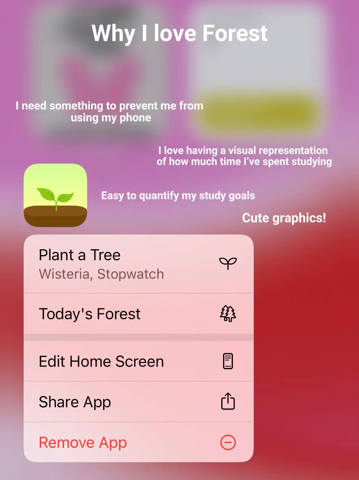My study secret: The Forest App! | แกลเลอรีที่โพสต์โดย jennologist | Lemon8