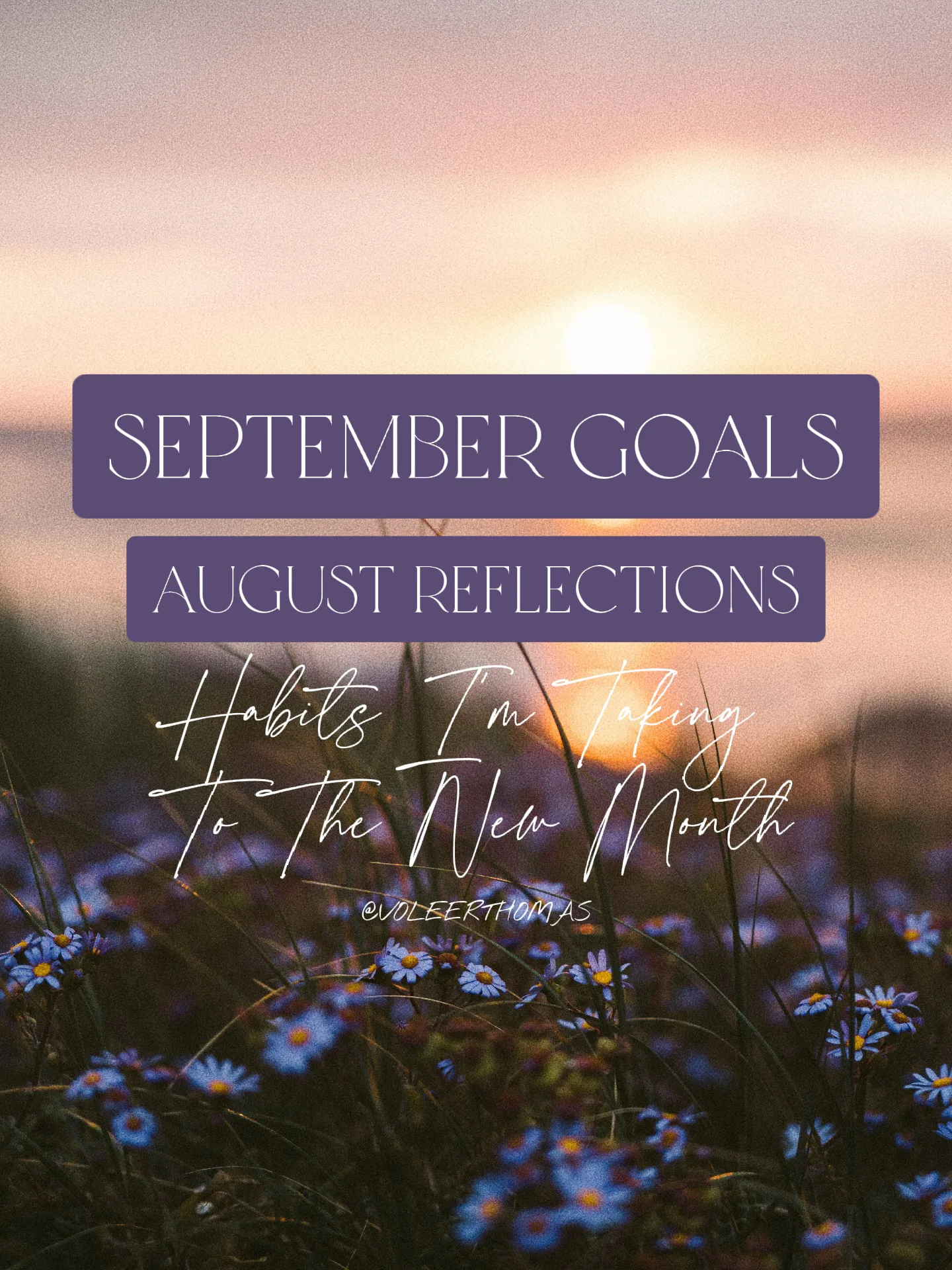 September Goals, August Reflections 💜 | Gallery posted by Voleer ♡ | Lemon8