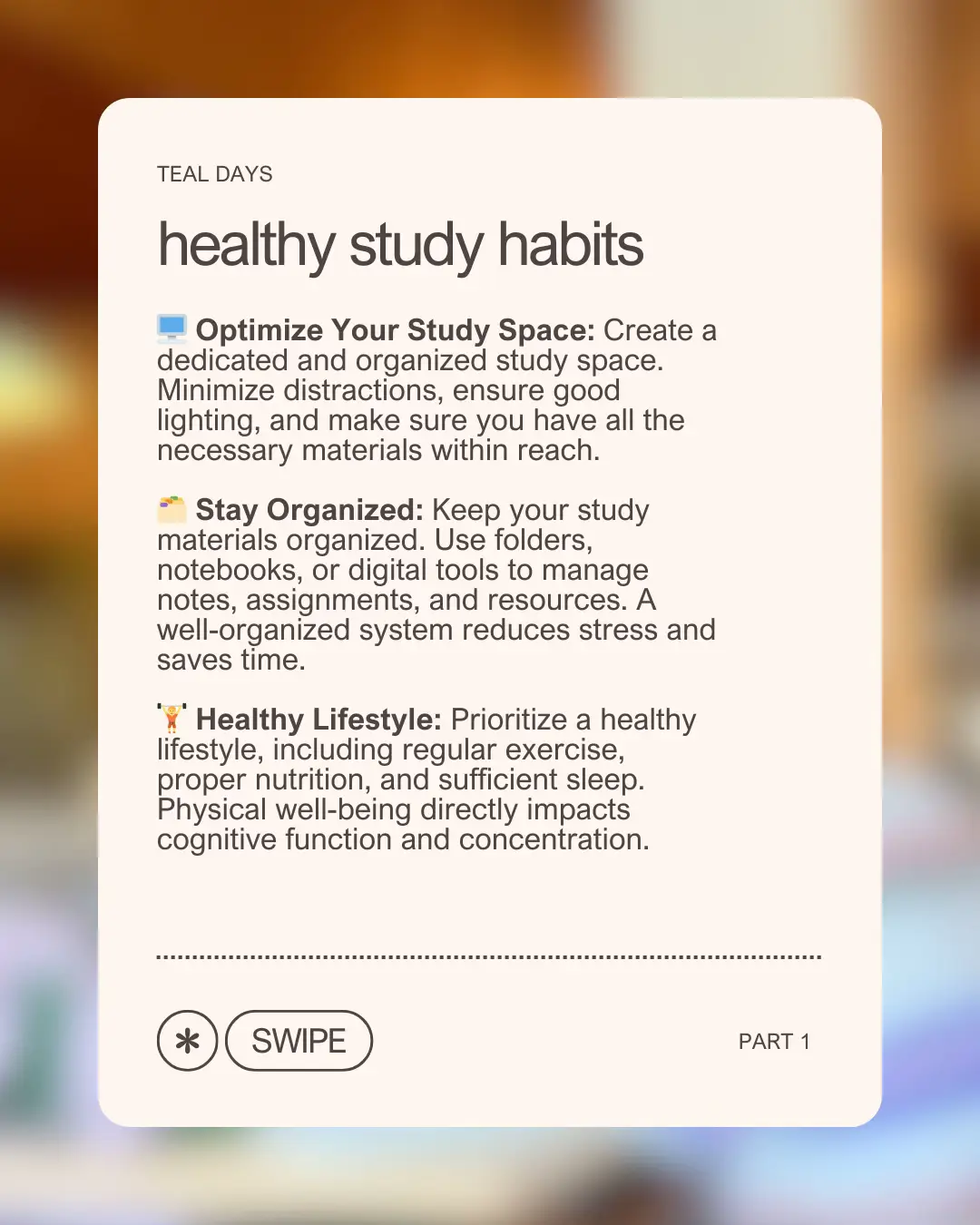 Embracing Healthy Study Habits (Part 1) | Gallery posted by teal.days ...