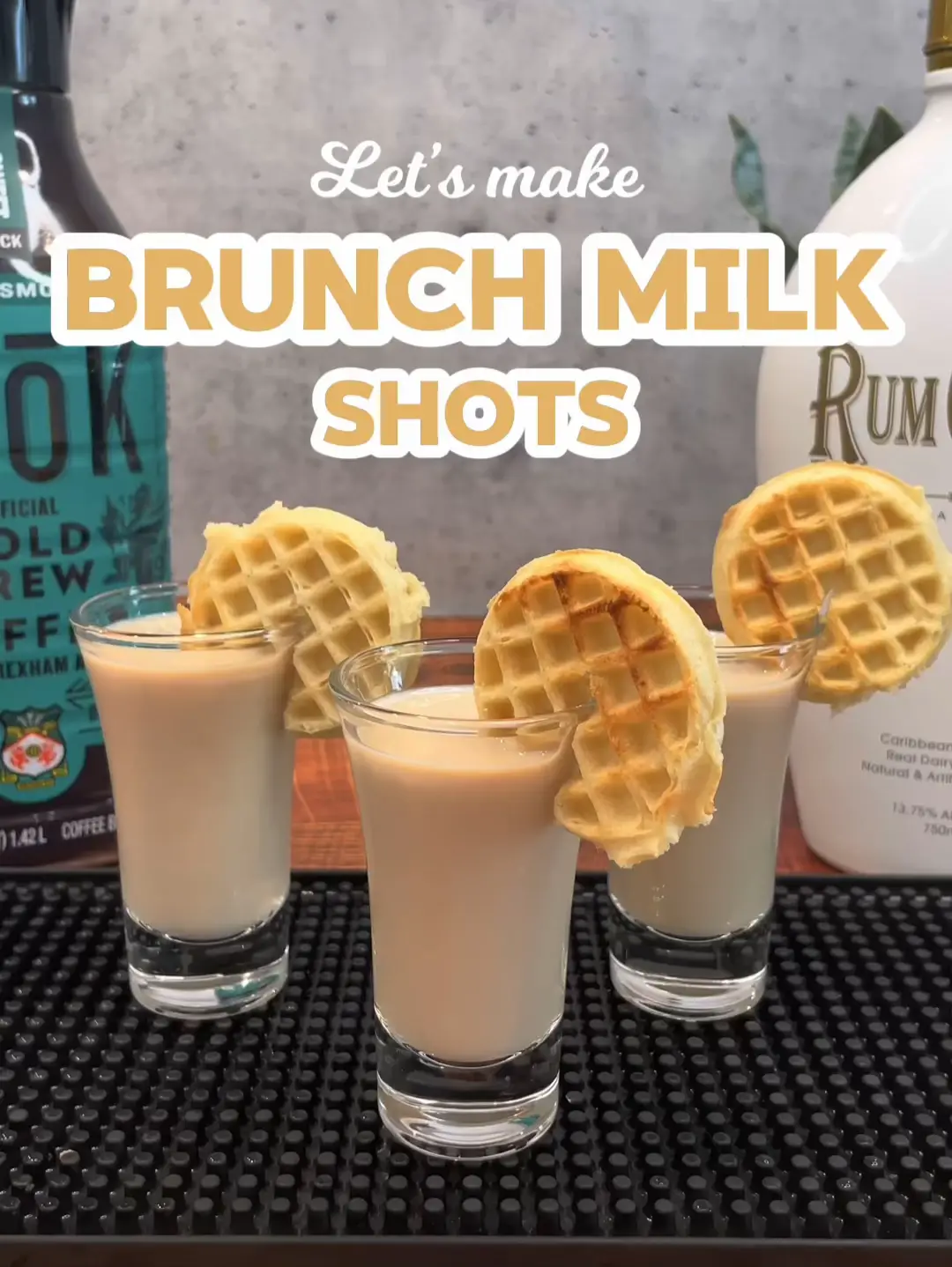 Brunch Milk Shots 🧇🥛 | Video published by TipsyDerek | Lemon8