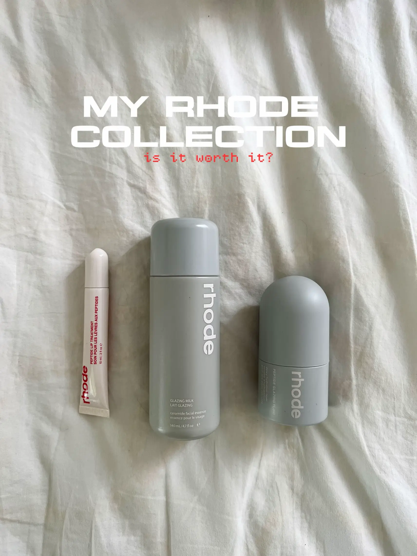 RHODE COLLECTION: Is it worth it? 🥛🫧🤍 | Gallery posted by verogiraldez | Lemon8