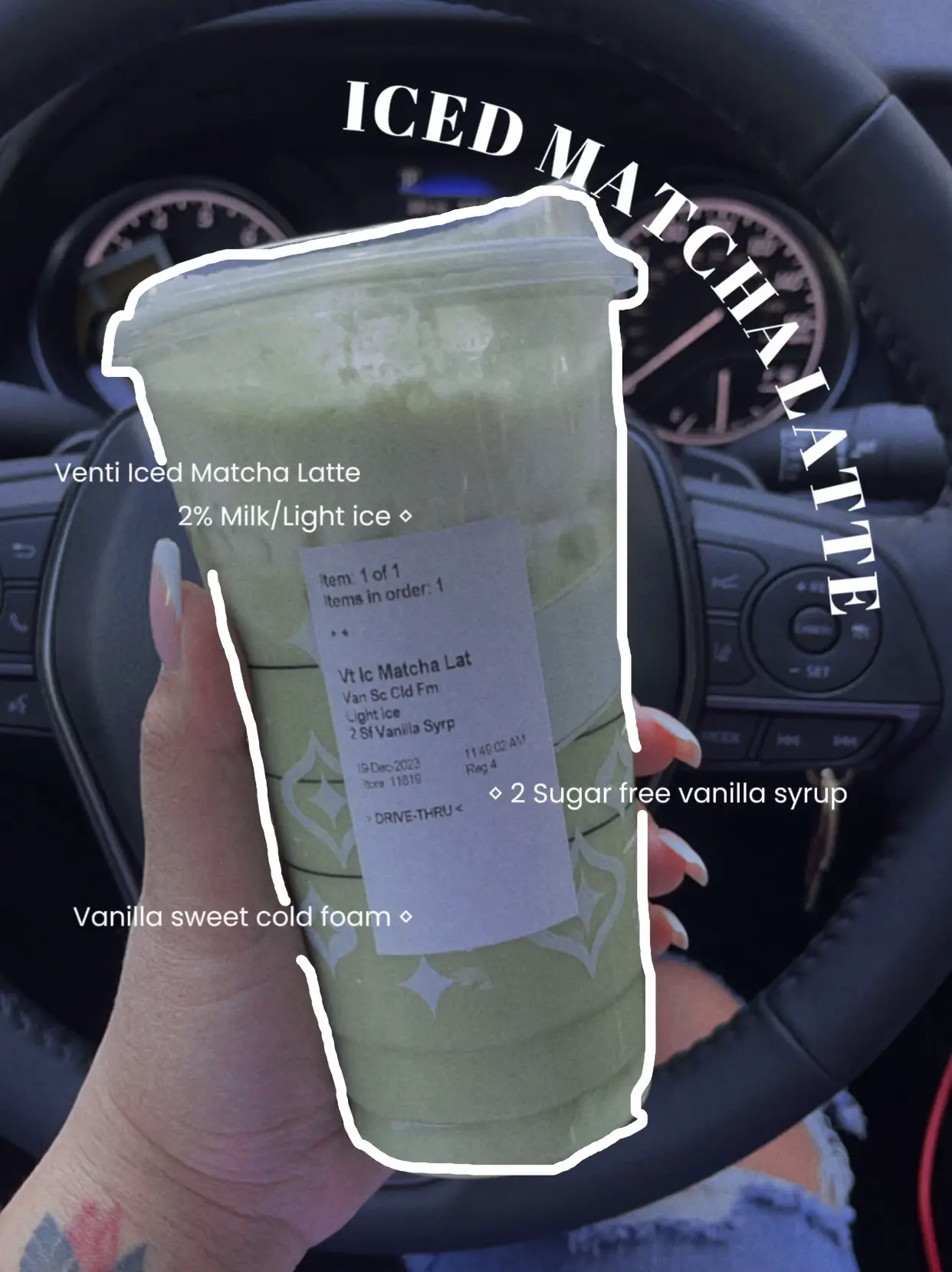 ICED MATCHA LATTE @Starbucks | Gallery posted by ♡ 𝙄𝙫𝙮 𝘽 ♡ | Lemon8