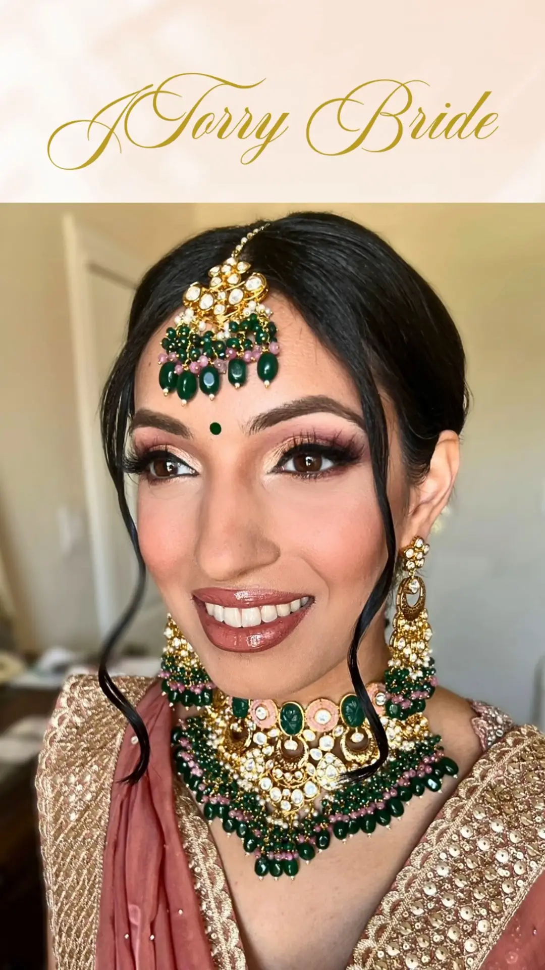 Jaggo Punjabi Bridal makeup and hair | Video published by Jtorrymakeup ...