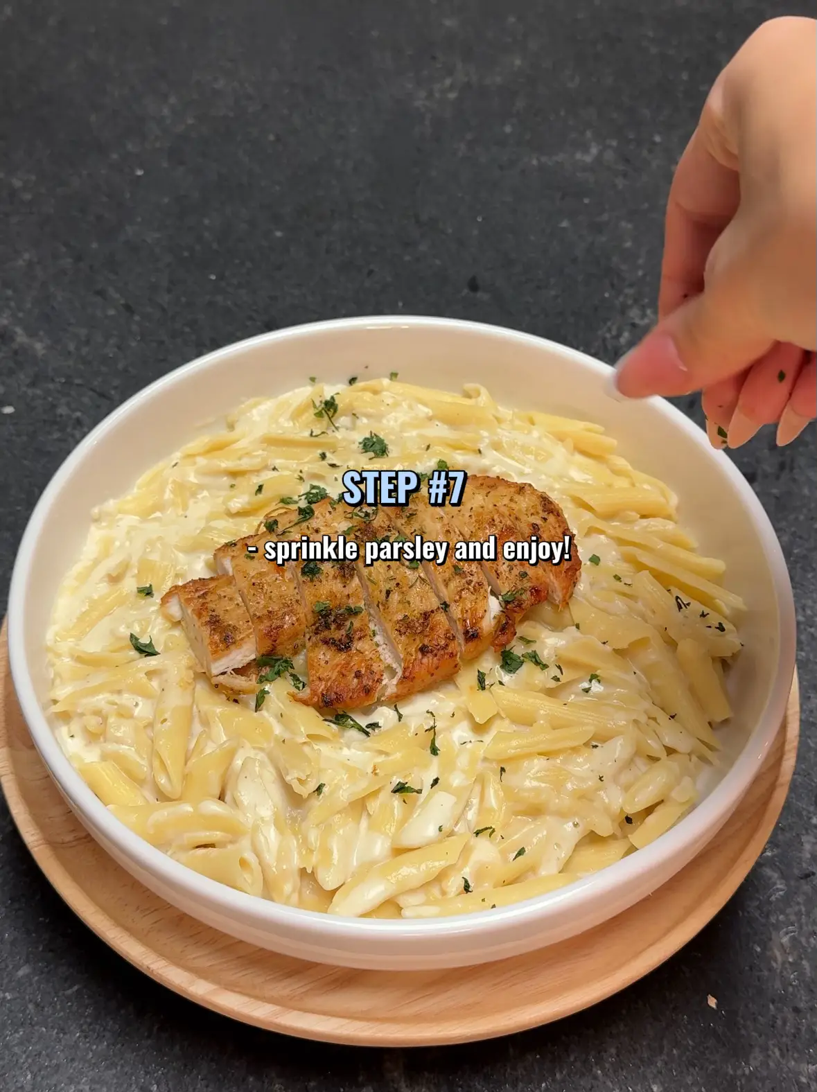 HIGH PROTEIN CHICKEN ALFREDO ⭐️ | Gallery posted by denise hamdan | Lemon8