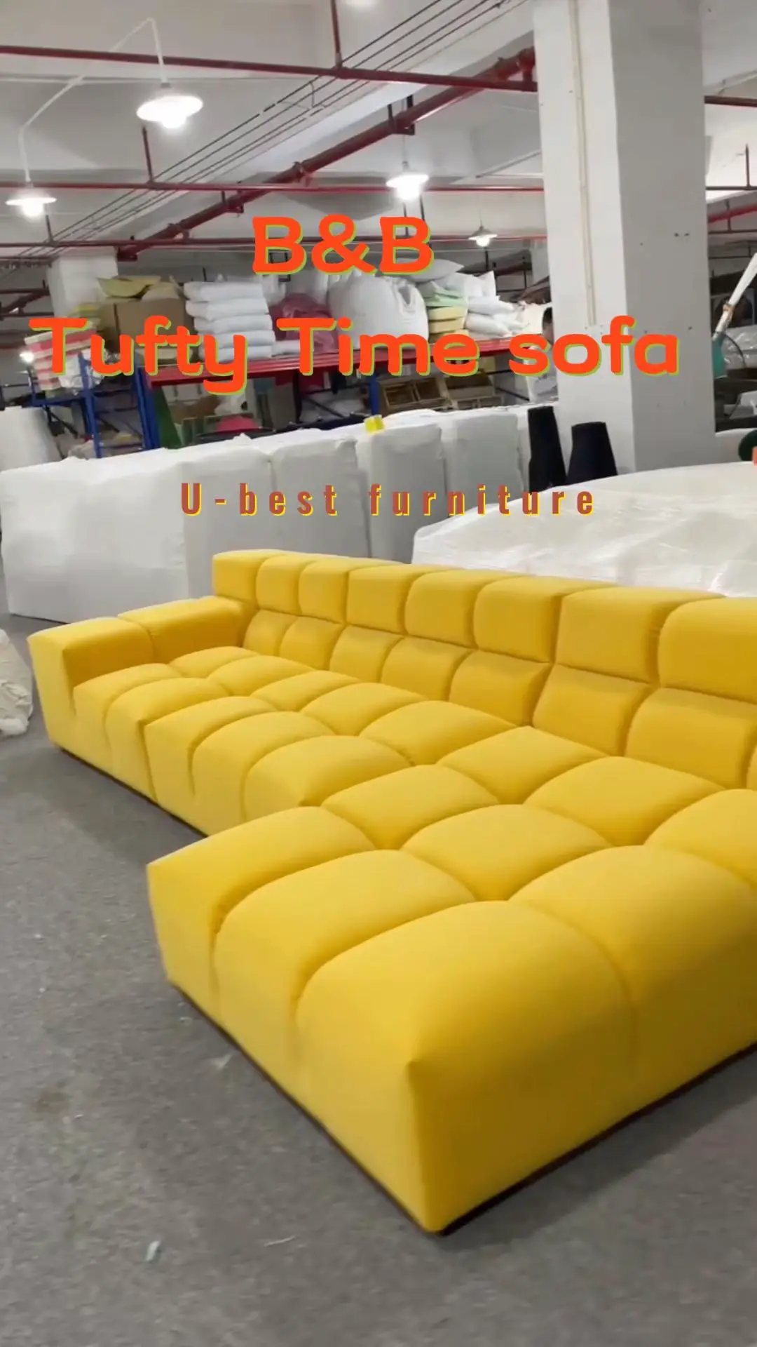 The factory for high version B&B Tufty Time sofa! | Sandyの投稿動画 | Lemon8