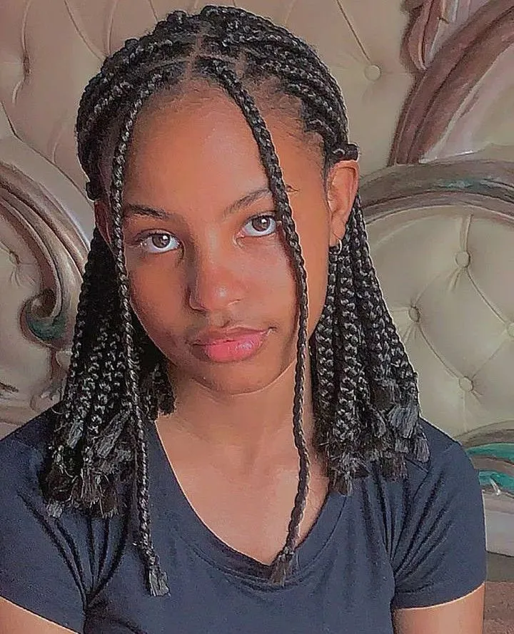 Ways to style your box braids! | Gallery posted by nya. | Lemon8