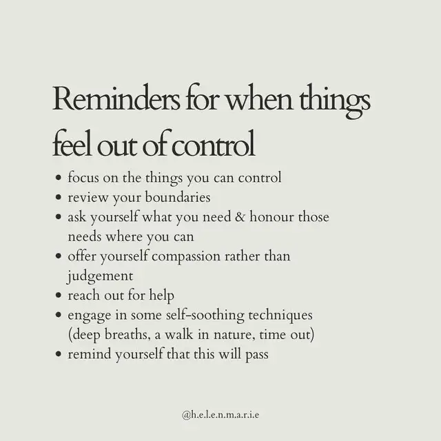 What to Do When Your Mind Feels Out of Control | แกลเลอรีที่โพสต์โดย ...