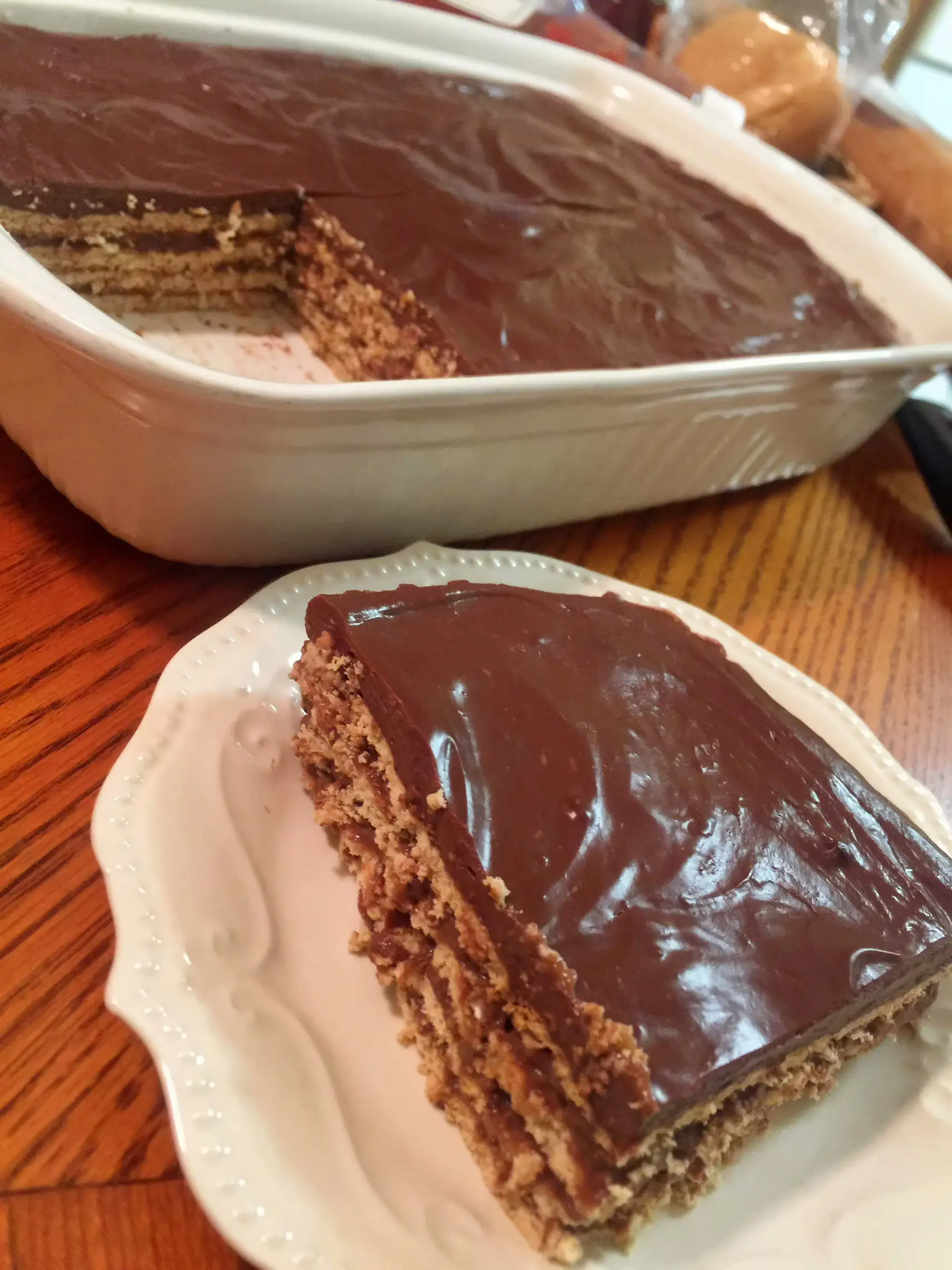 Chocolate and Biscuit No-Bake Dessert | Gallery posted by sara | Lemon8