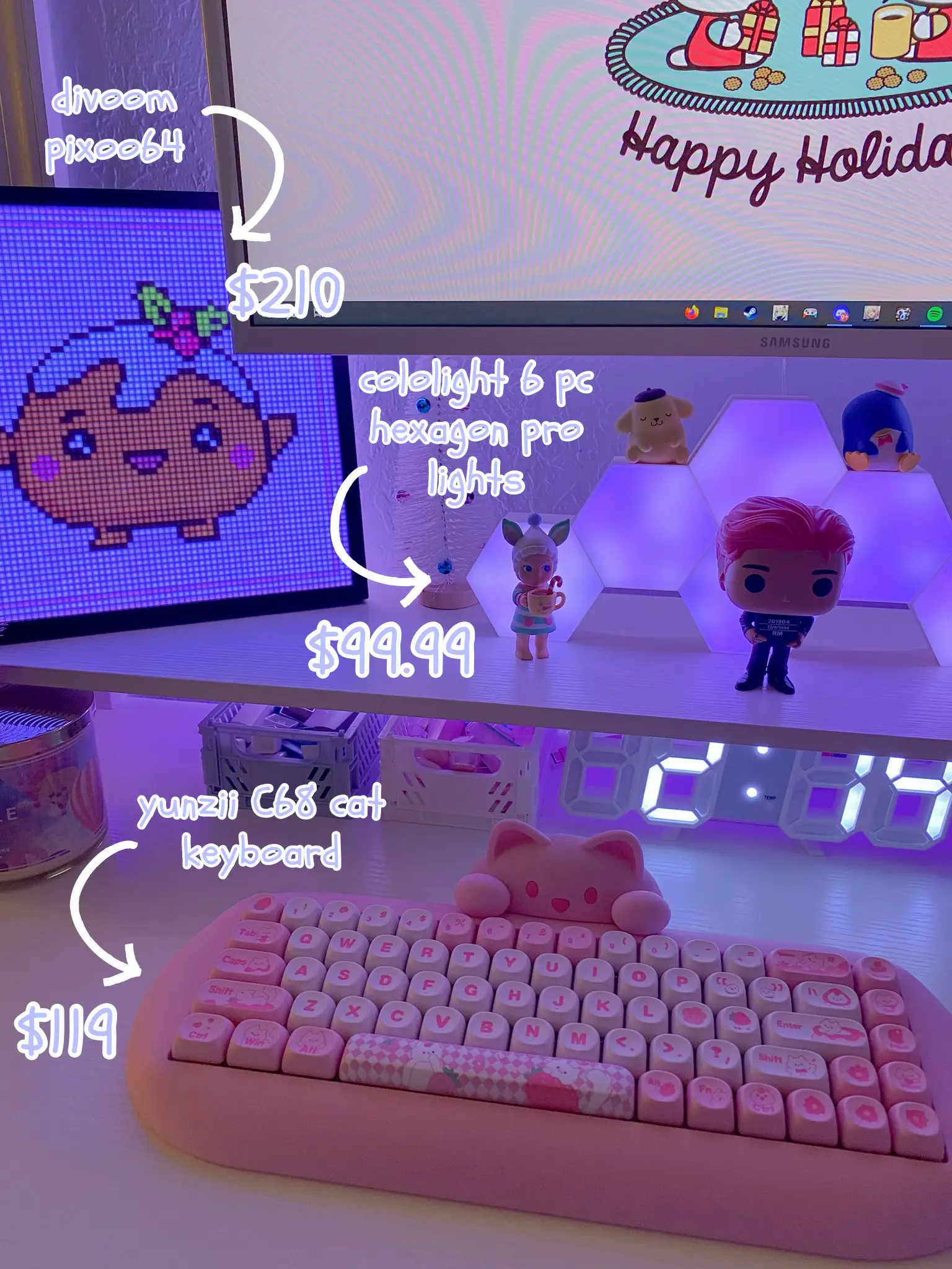 gaming setup desk anatomy | Gallery posted by josie 𓇢𓆸 | Lemon8