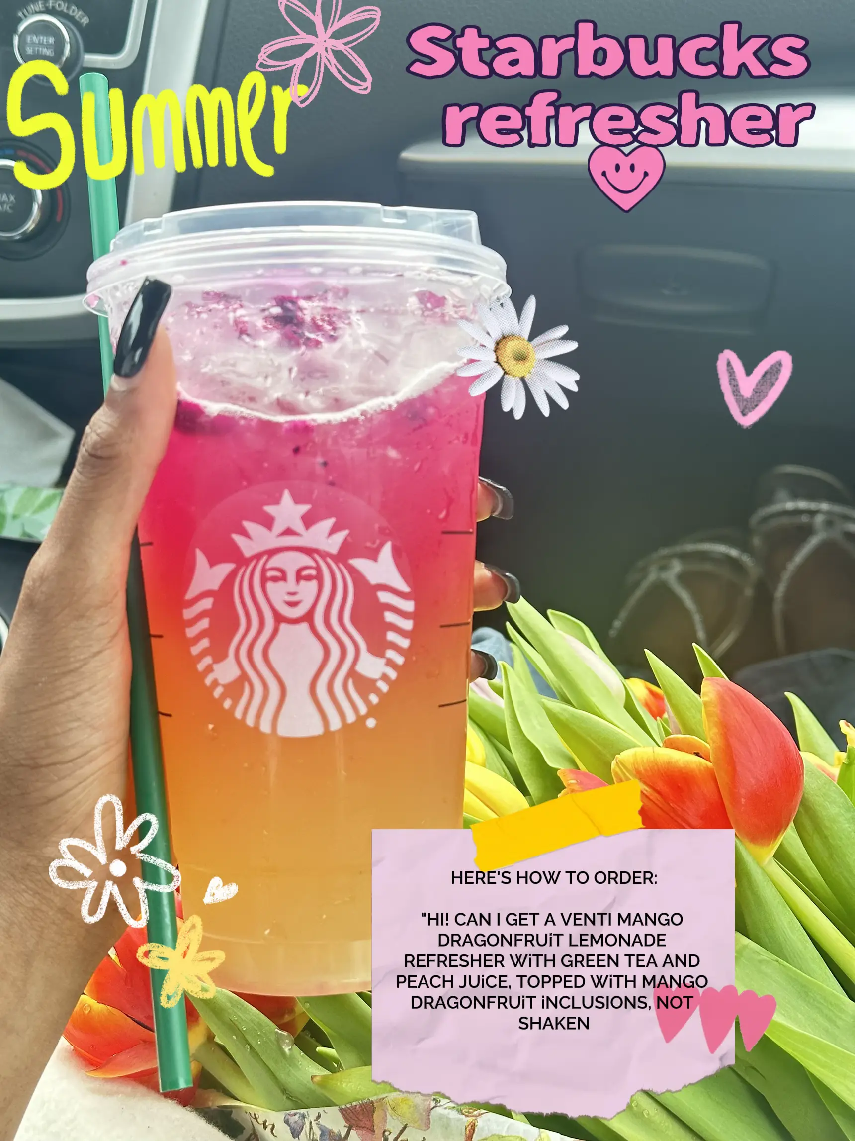 Starbucks refresher🌸🍋 | Gallery posted by JenZ🎀🎧🫧 | Lemon8