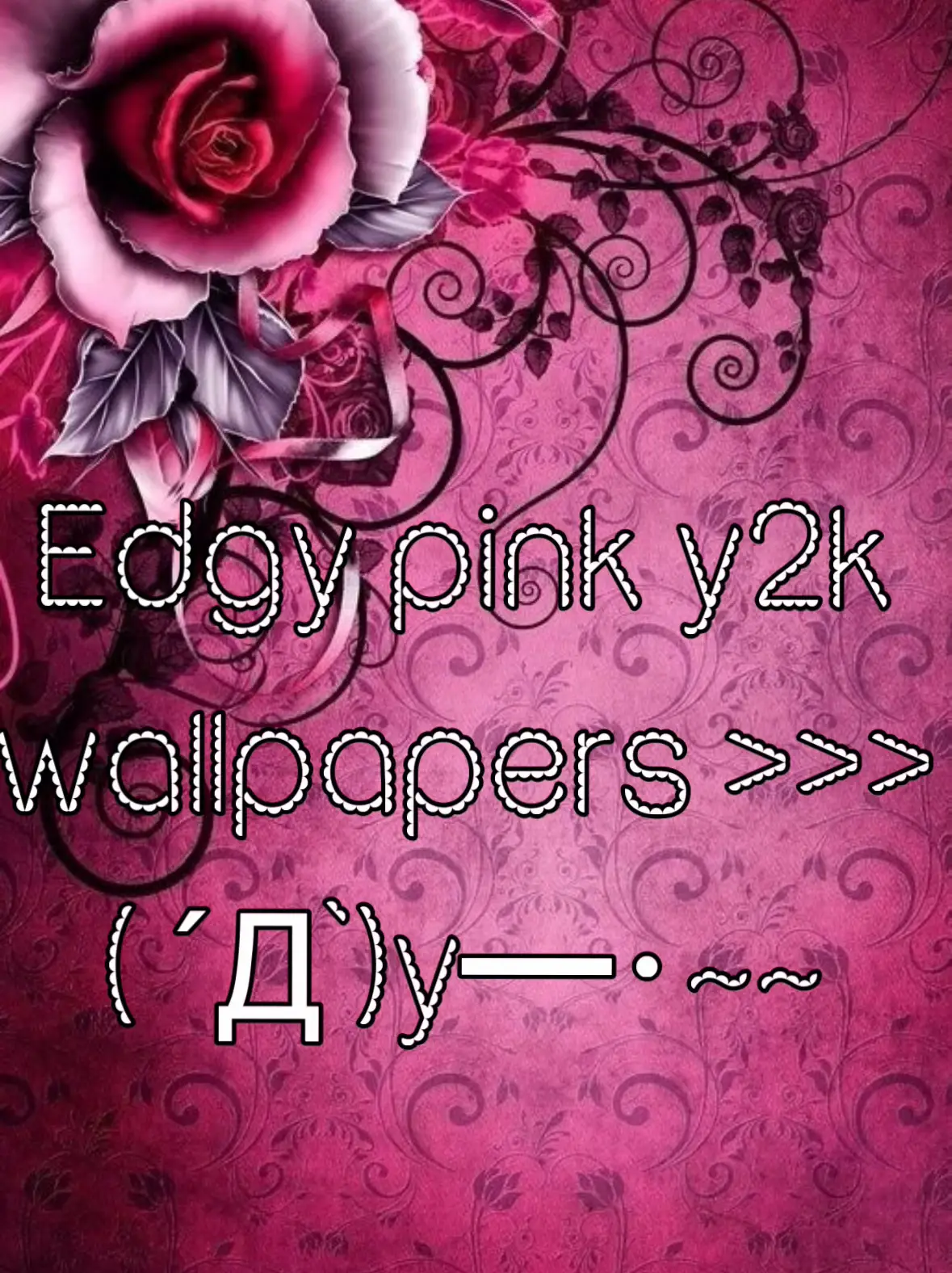 Some pink edgy y2k wallpapers (*^ ^*) | Gallery posted by Keys | Lemon8