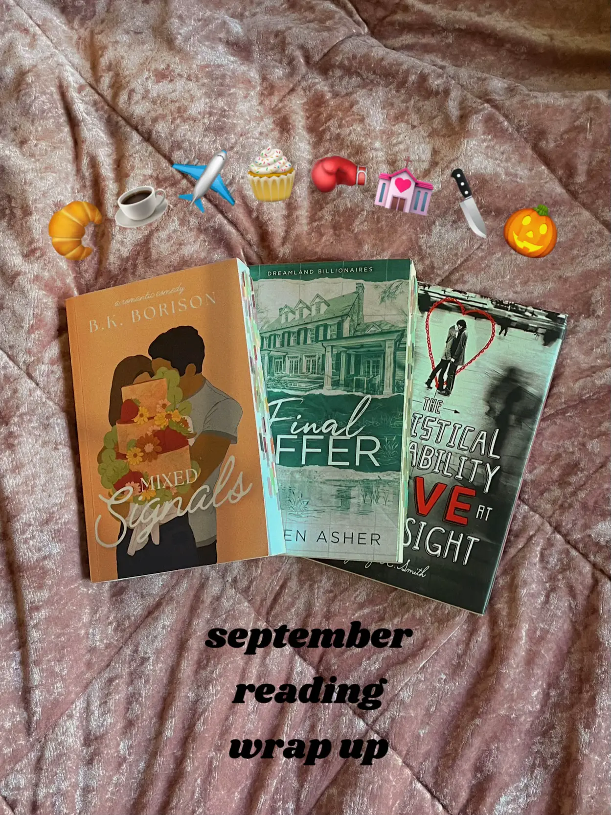 september reading wrap up 🥊 ️🥐🔪 | Gallery posted by dominique🌷 | Lemon8