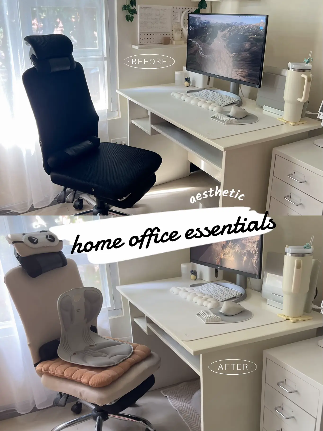 Transforming My Workspace Aesthetic 🤍 | Gallery posted by kaye ♡ | Lemon8