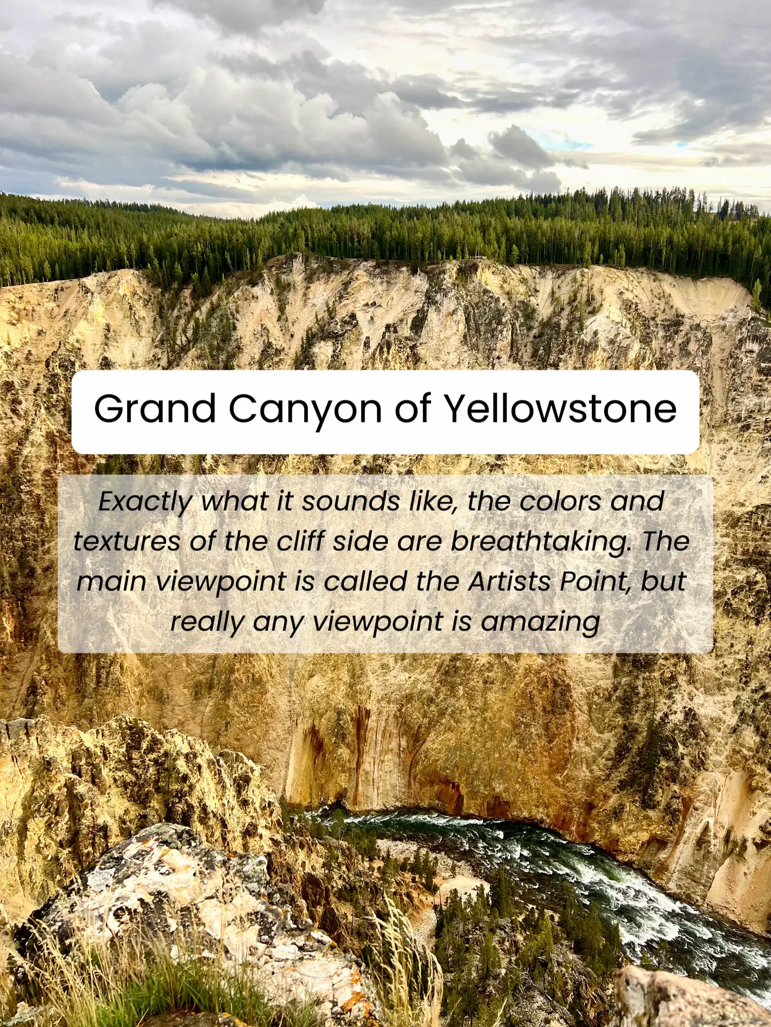 Yellowstone must-sees | แกลเลอรีที่โพสต์โดย Sarahhchia | Lemon8