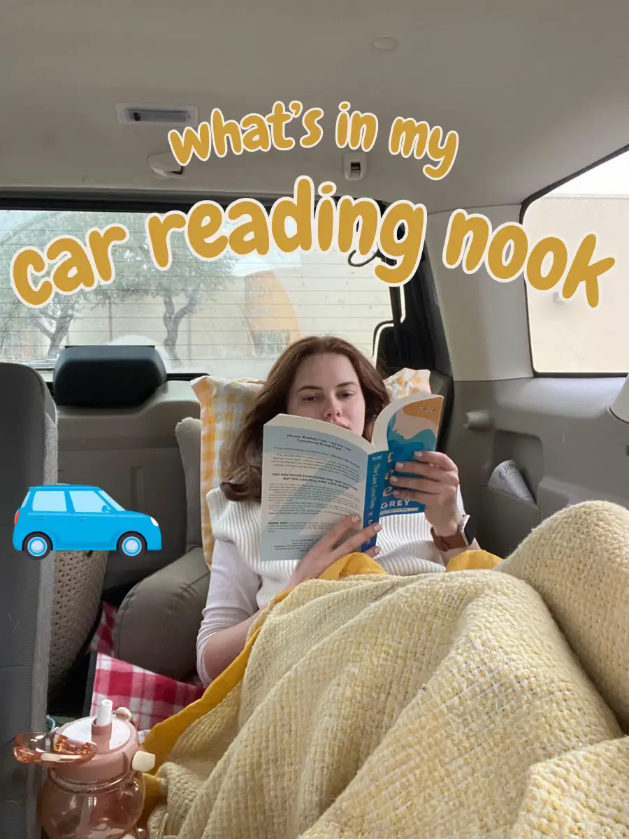 What’s in my car reading nook? 🚗 | Gallery posted by wickedreads ️ | Lemon8