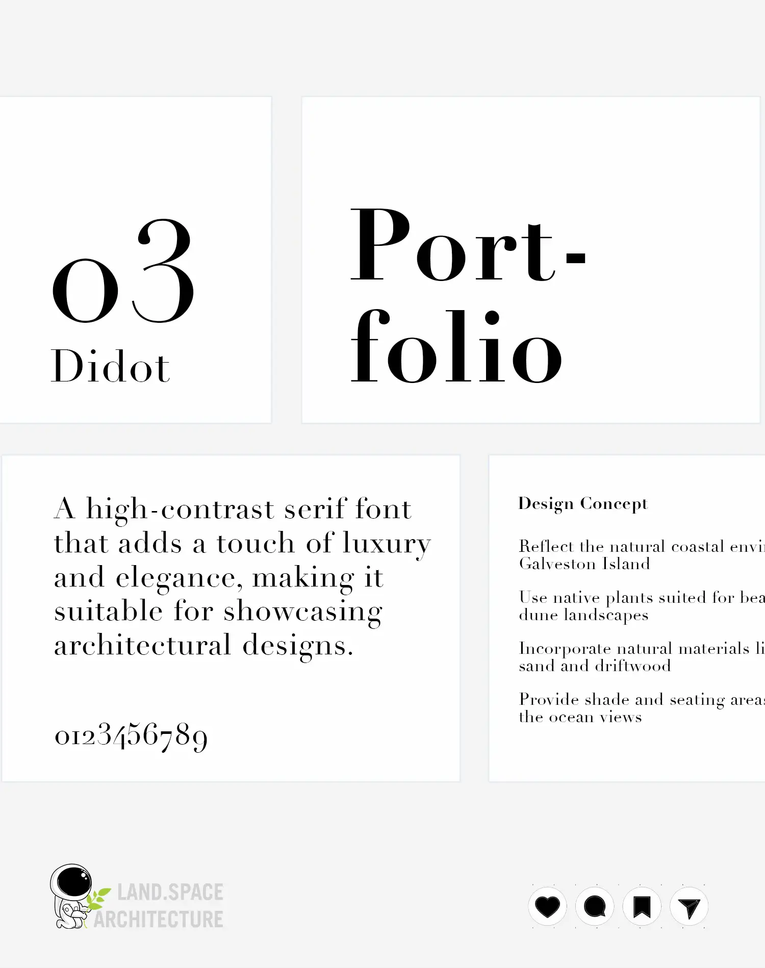 6 fonts for design portfolio | Gallery posted by LandSpace Arch | Lemon8