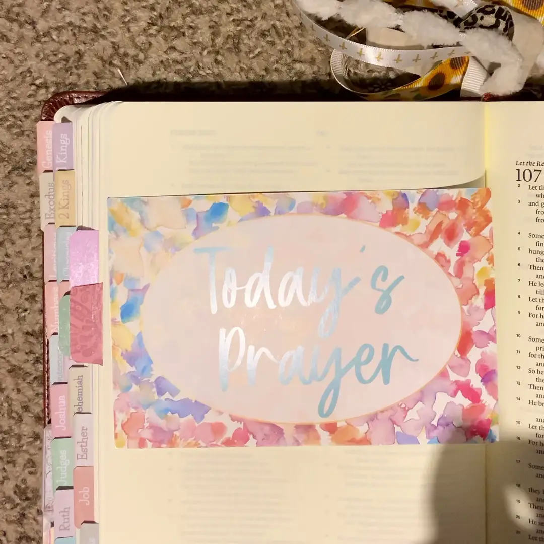 How I add pages & Tip ins to my Bible | Video published by Ashley ...