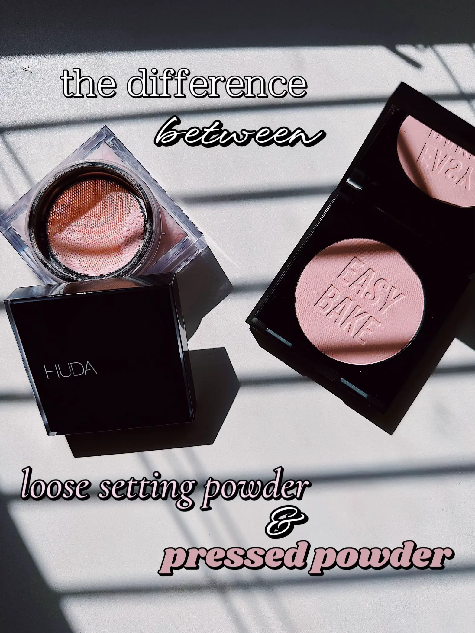 Pressed vs loose setting powder | Gallery posted by sasha 🦋 | Lemon8
