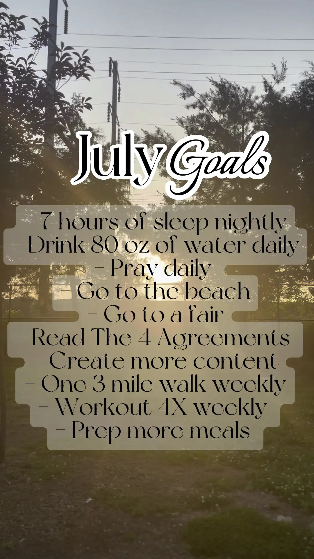 July Goals | Video published by Myrvancia | Lemon8