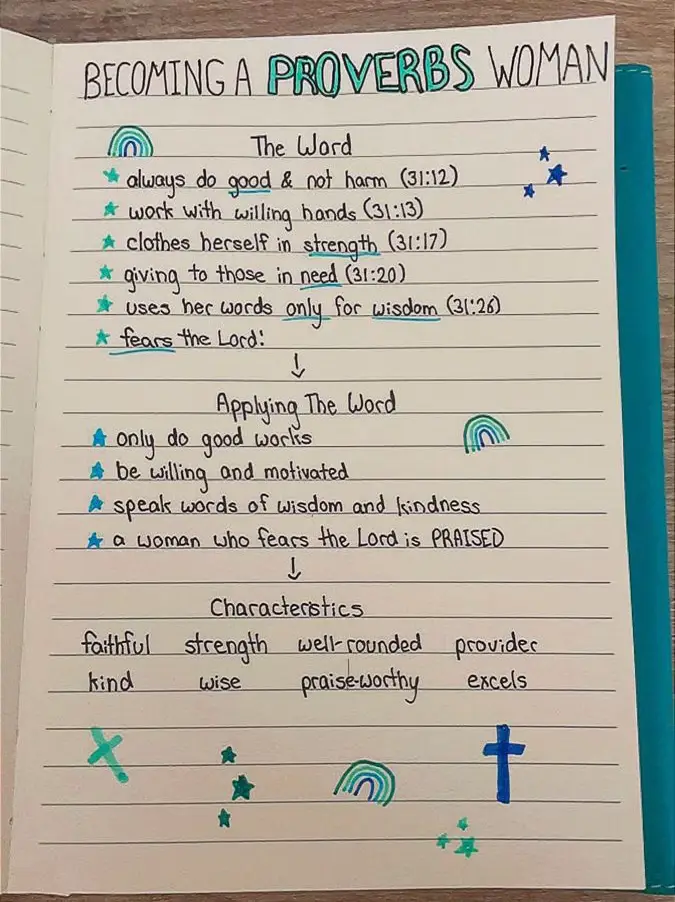 Proverb Woman church girls tap in | Gallery posted by ♥️BELLA🇨🇲 | Lemon8