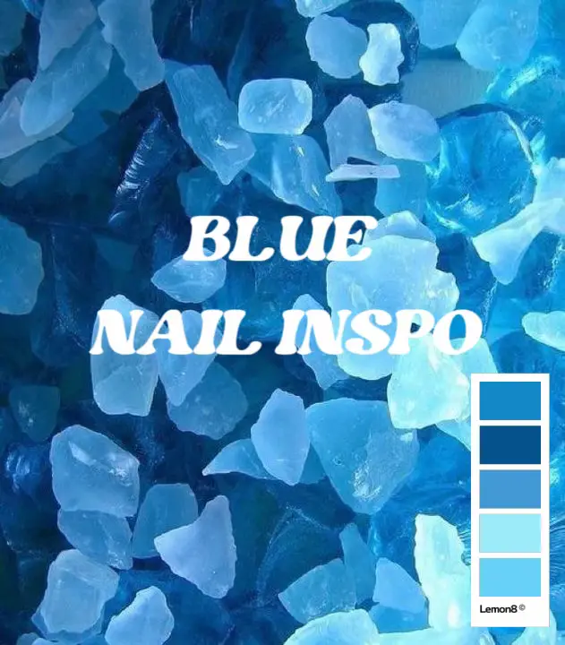 BLUE NAIL INSPO | Gallery posted by katelyn gage | Lemon8