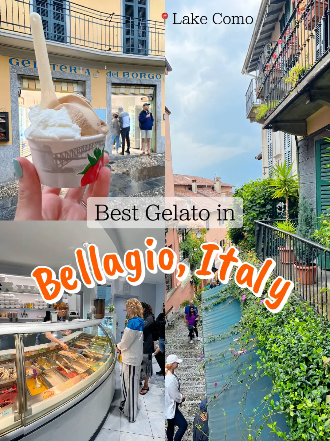 Best Gelato in Bellagio, Lake Como 🇮🇹🍦 | Gallery posted by Sophia | Lemon8