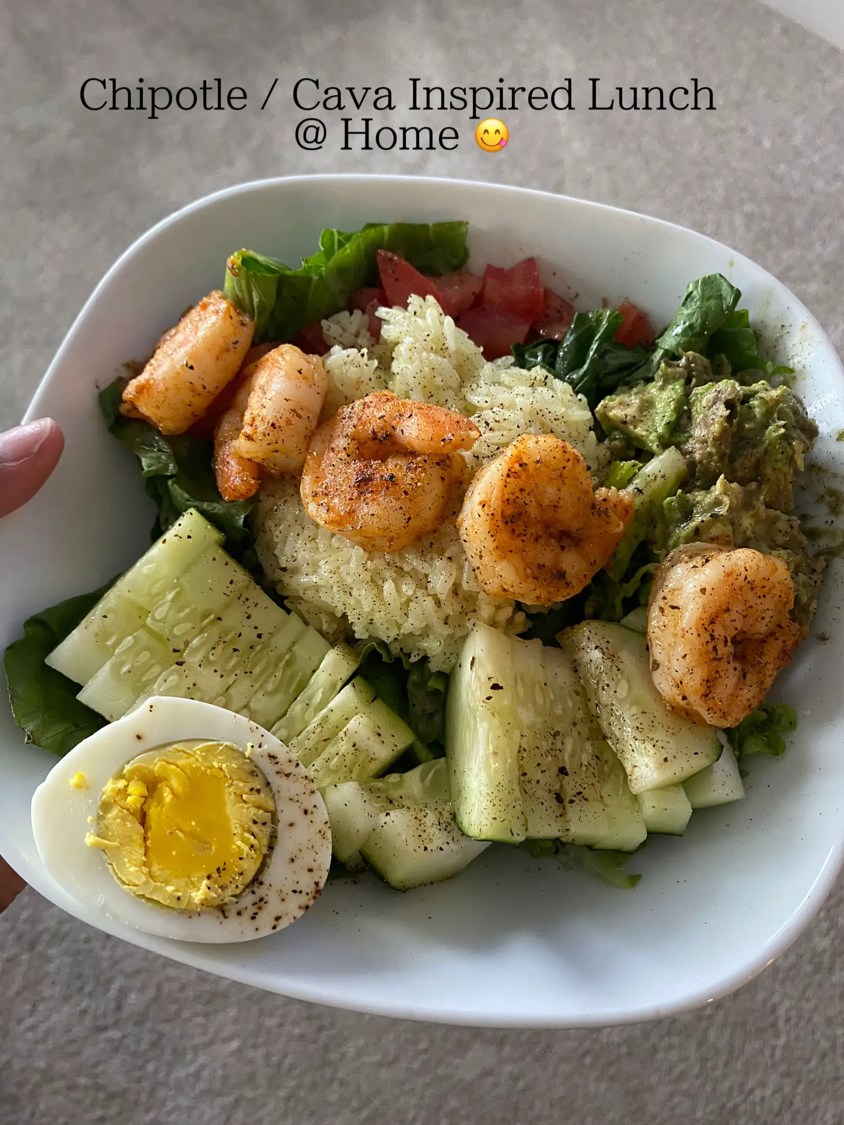 Chipotle / Cava Inspired Lunch @ Home 😋 | แกลเลอรีที่โพสต์โดย Shay P | Lemon8