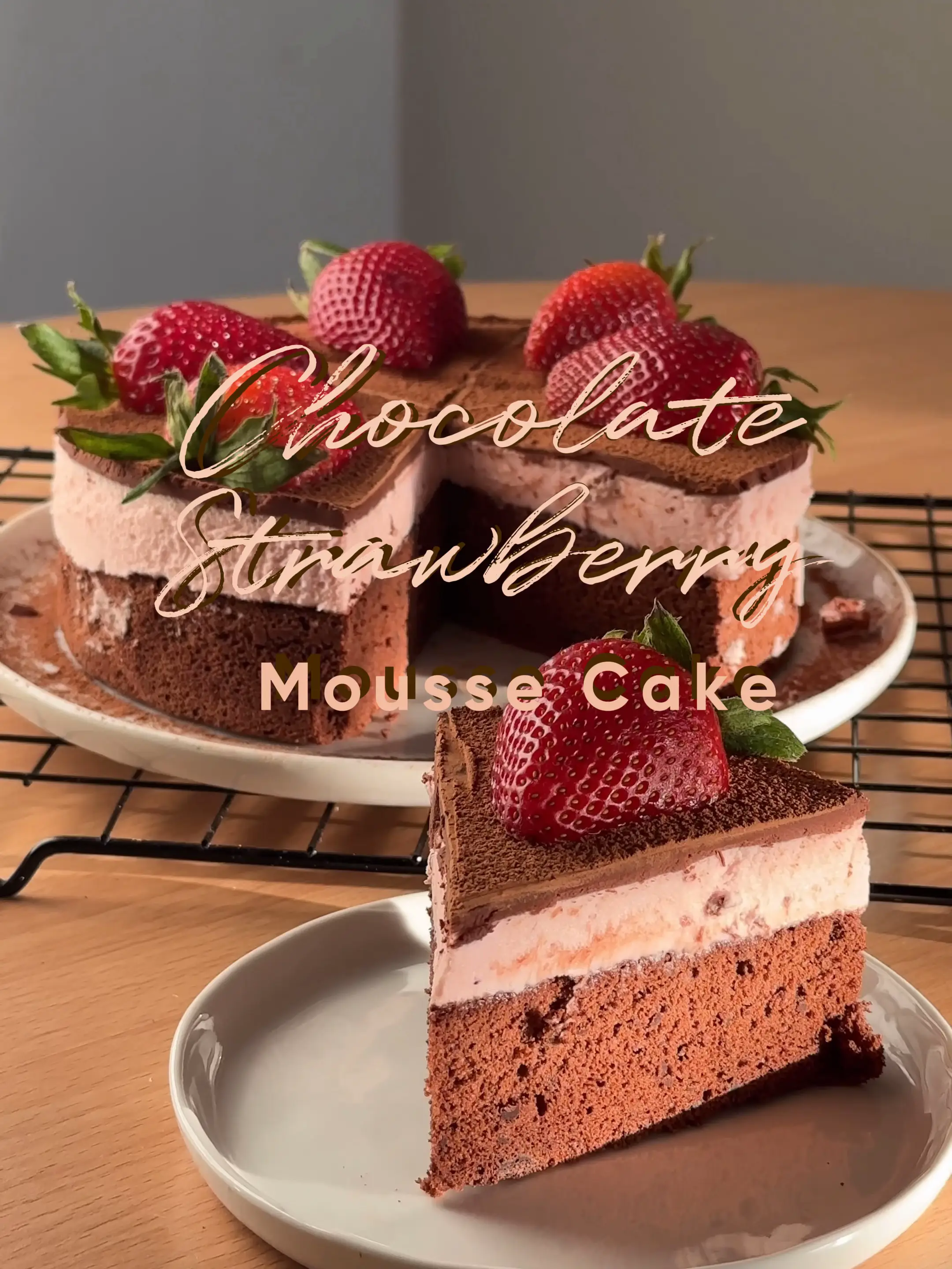 Chocolate Strawberry Mousse Cake | Video published by Maison Elisée | Lemon8