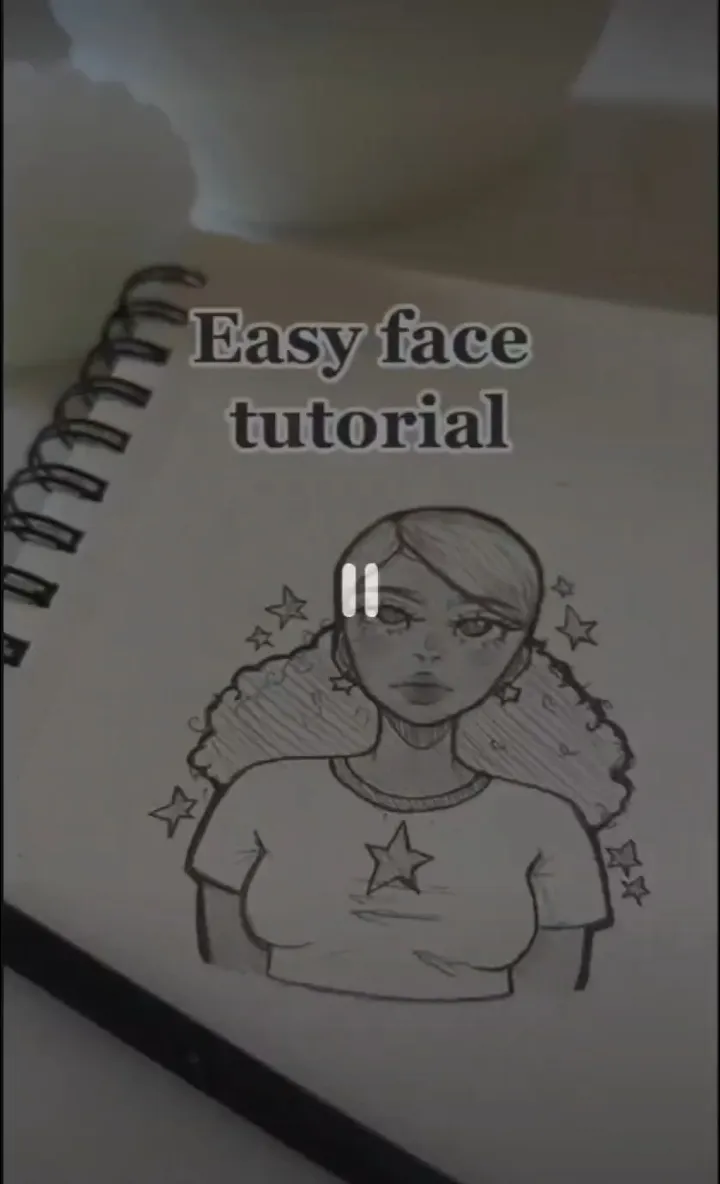 how to draw a girl face tutorial (not mine) | Video published by ...