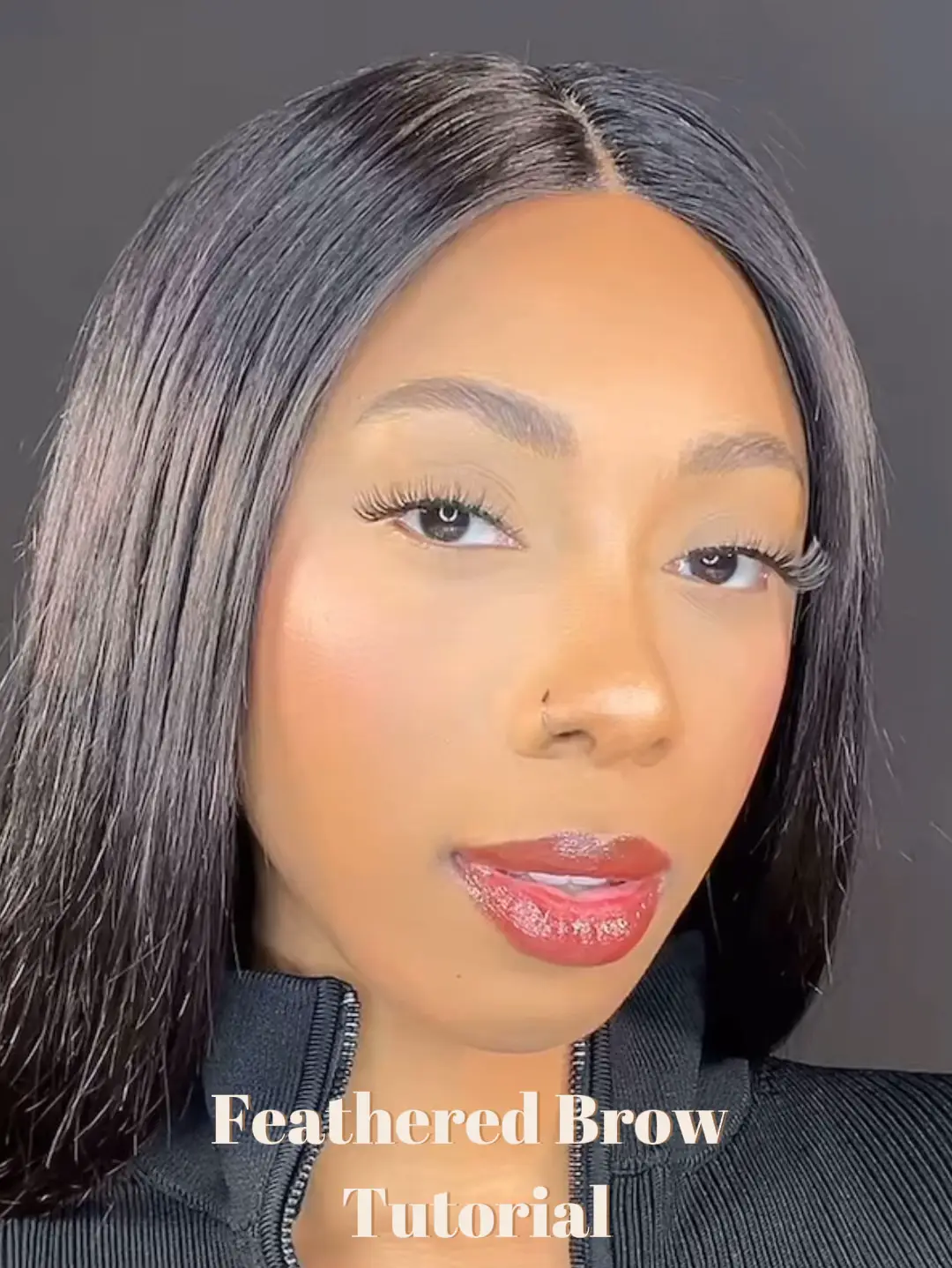 Feathered Natural Brow Tutorial | Video published by Aysiajali | Lemon8