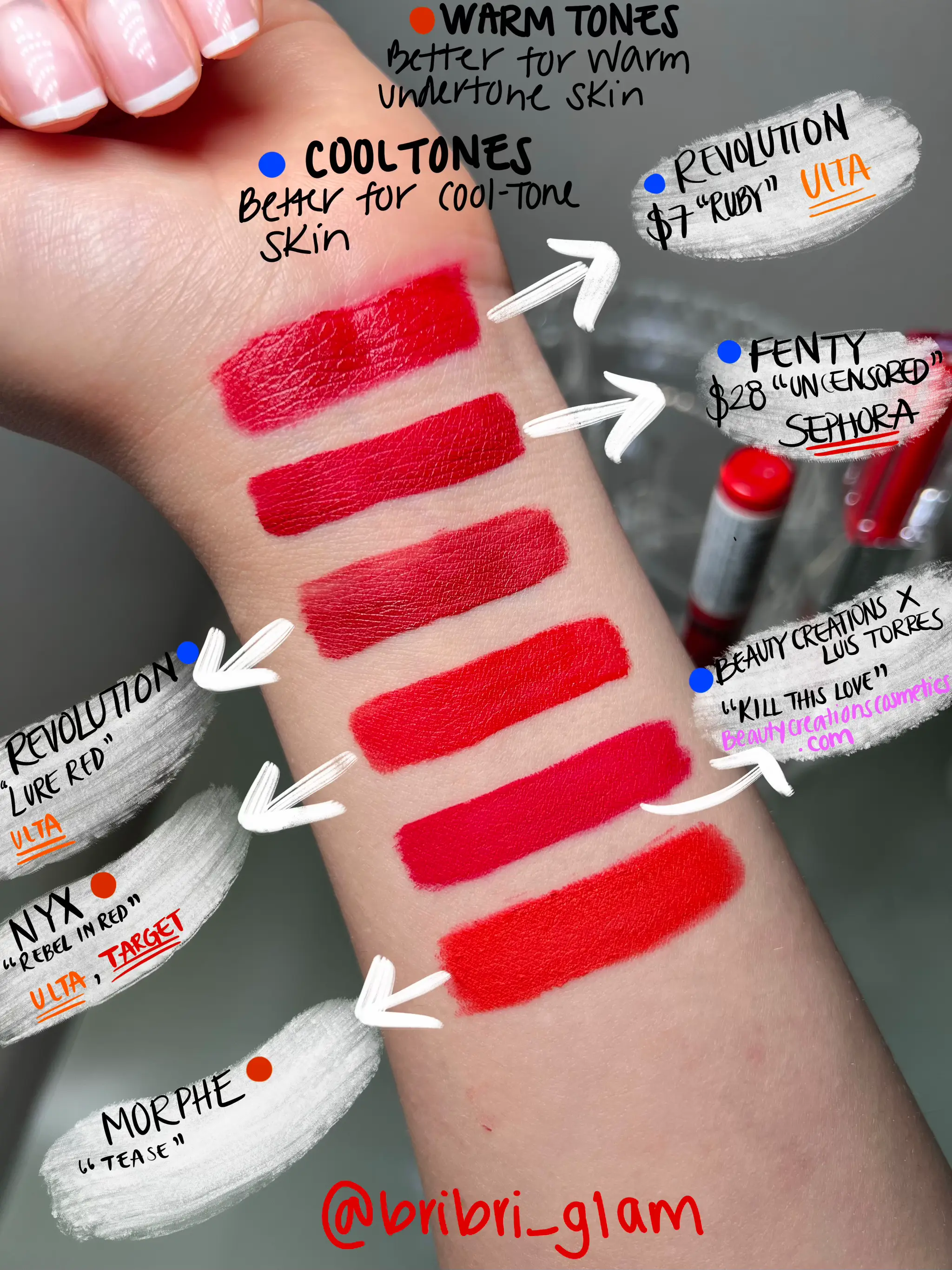 Favorite Red lipsticks For your Skin Tone | Gallery posted by Briony B ...